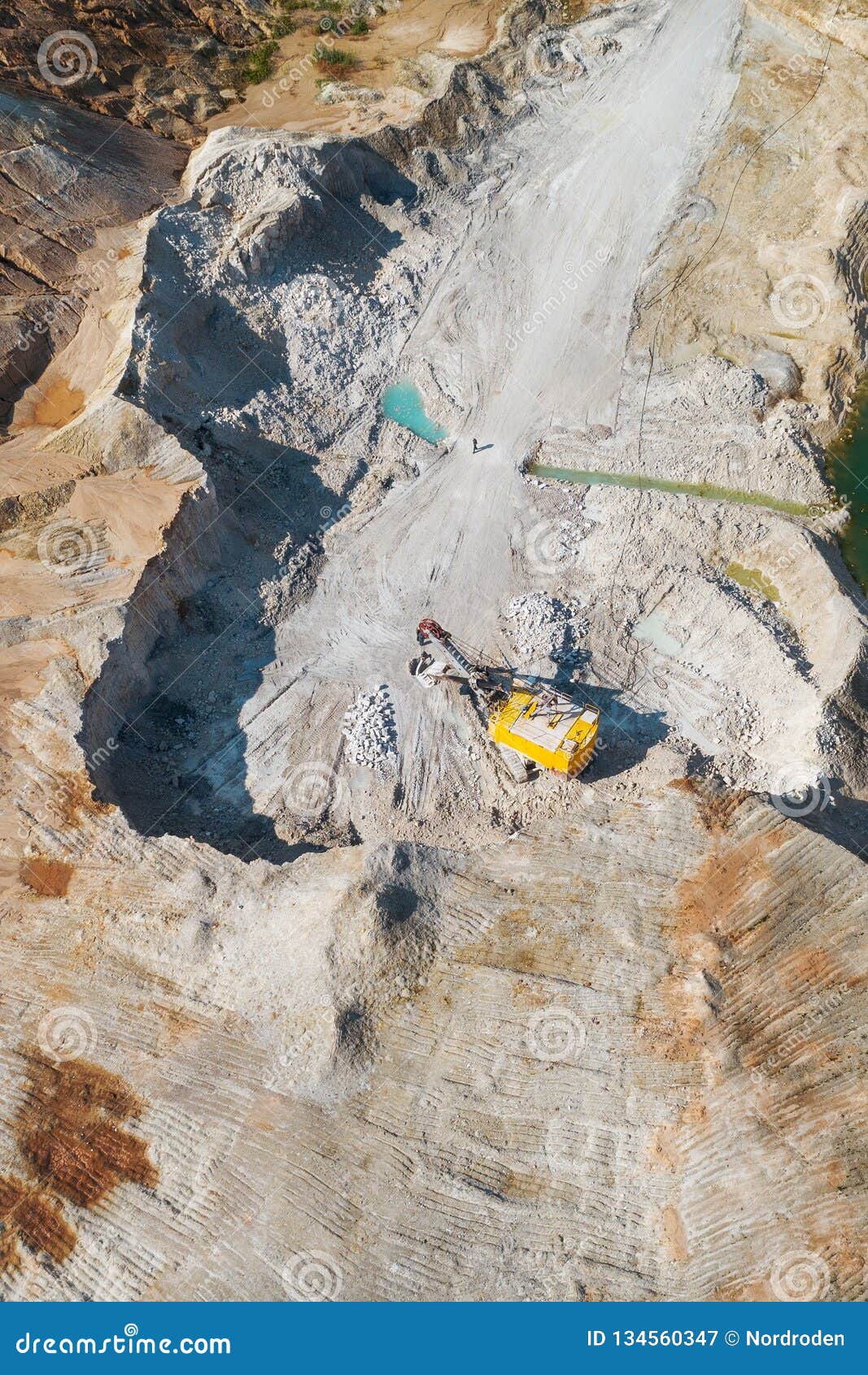 Extraction of Minerals by the Open Method. Mining, Extraction of Rocks ...