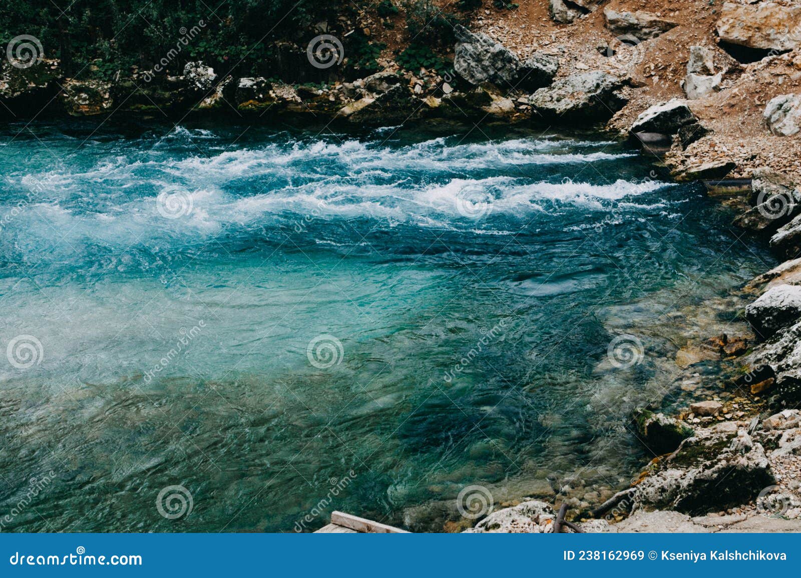 Karst Spring, Natural Source of Drinking Water Stock Image - Image of ...
