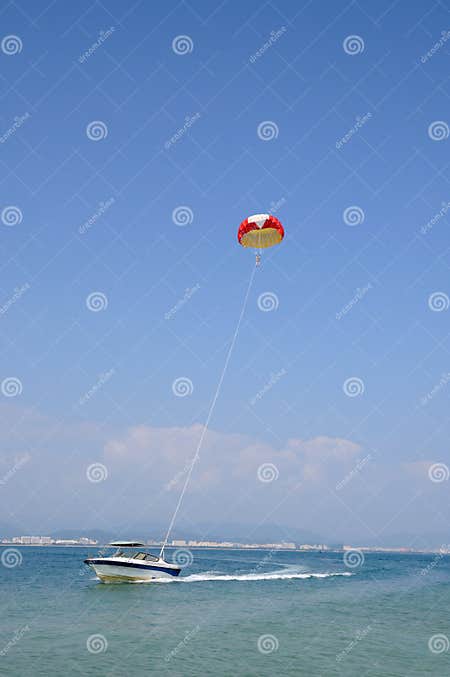 Extraction parachute stock photo. Image of light, enjoy - 26574862