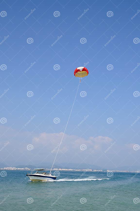 Extraction parachute stock photo. Image of light, enjoy - 26574862