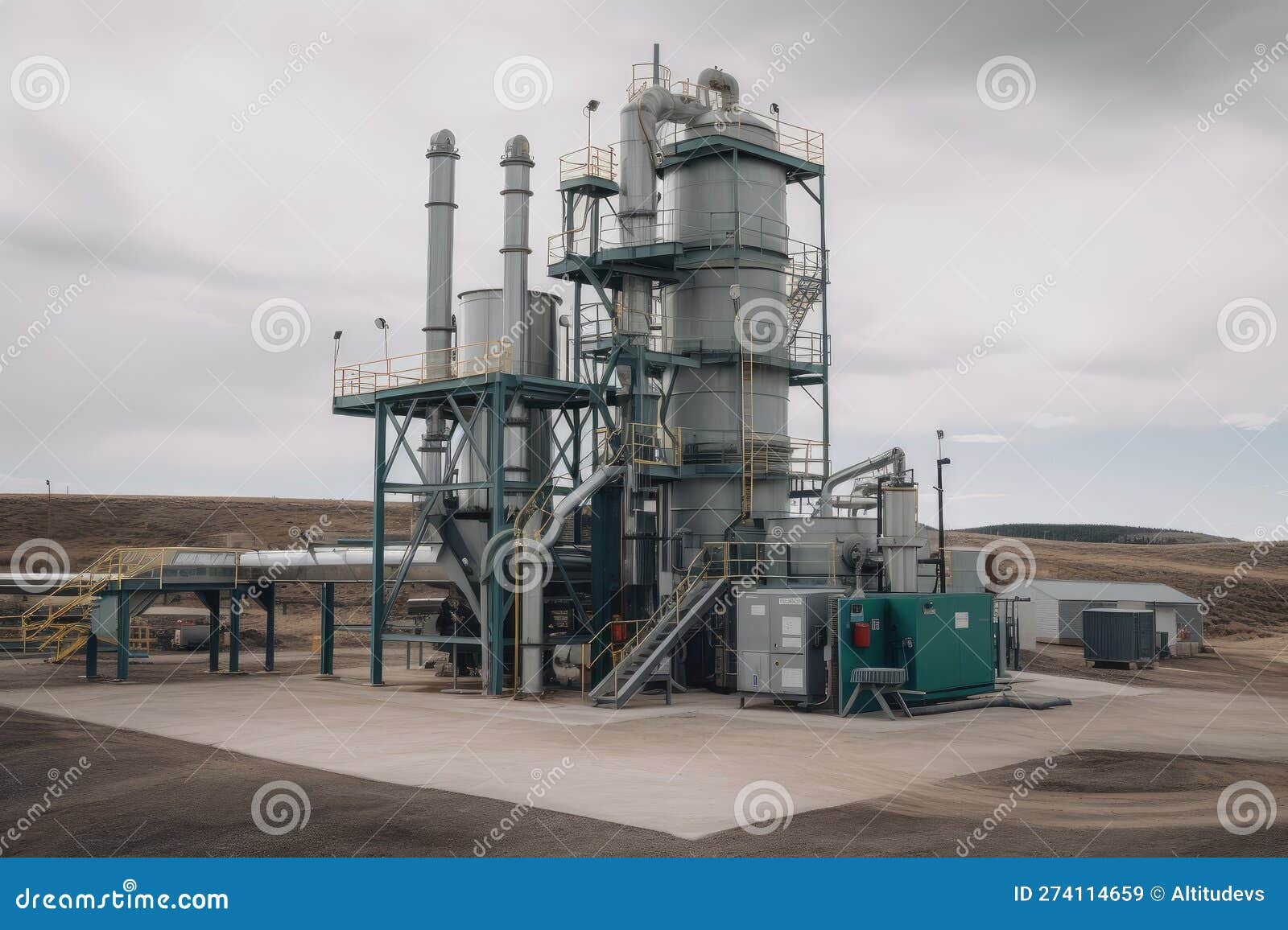 Extraction and Processing Facility, with Modern Equipment Used To ...