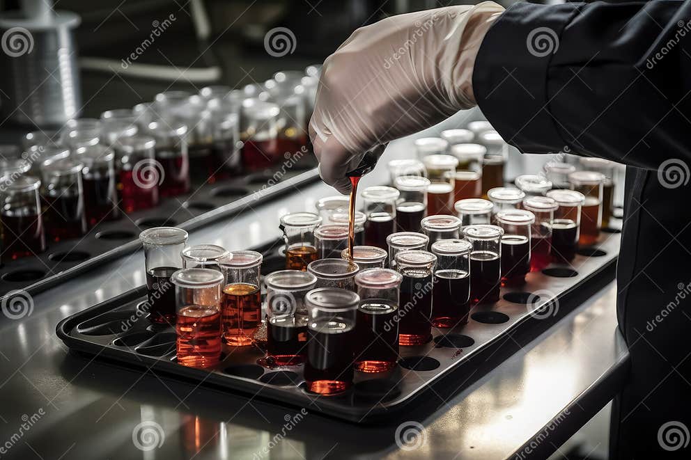 Extraction and Processing Methods Being Demonstrated in Chemistry Lab ...
