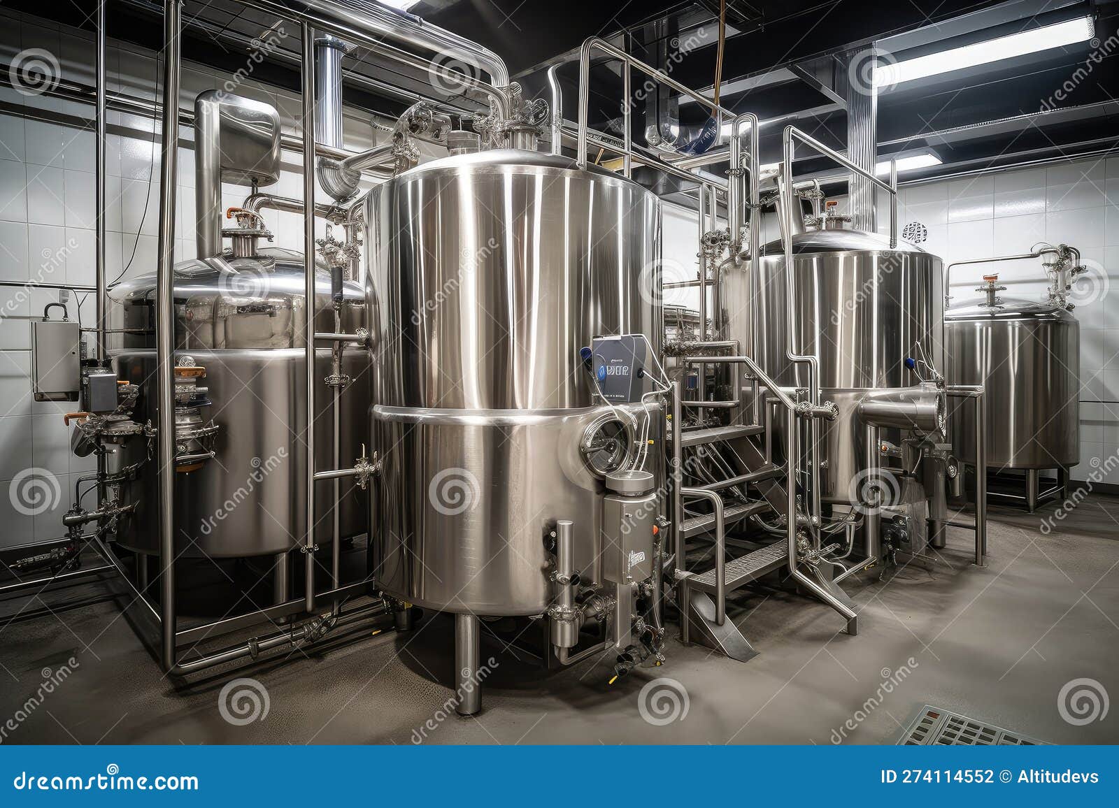 Extraction and Processing Plant, with Extraction Machines in Action ...