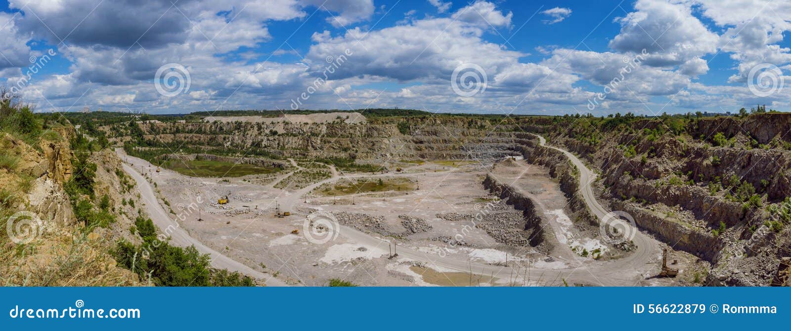 Extraction in the quarry stock image. Image of equipment - 56622879