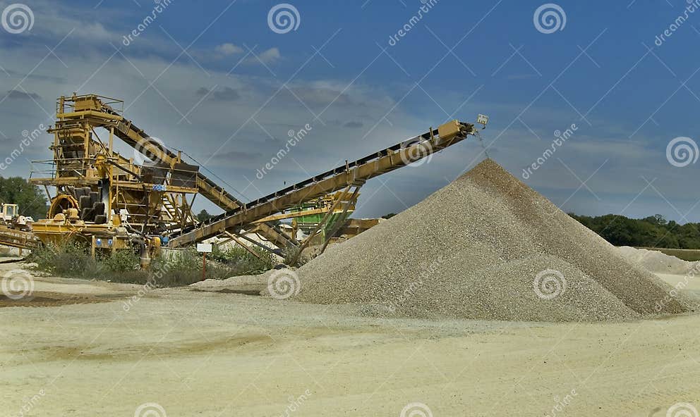 Extraction of Raw Materials Stock Image - Image of materials, sorting ...