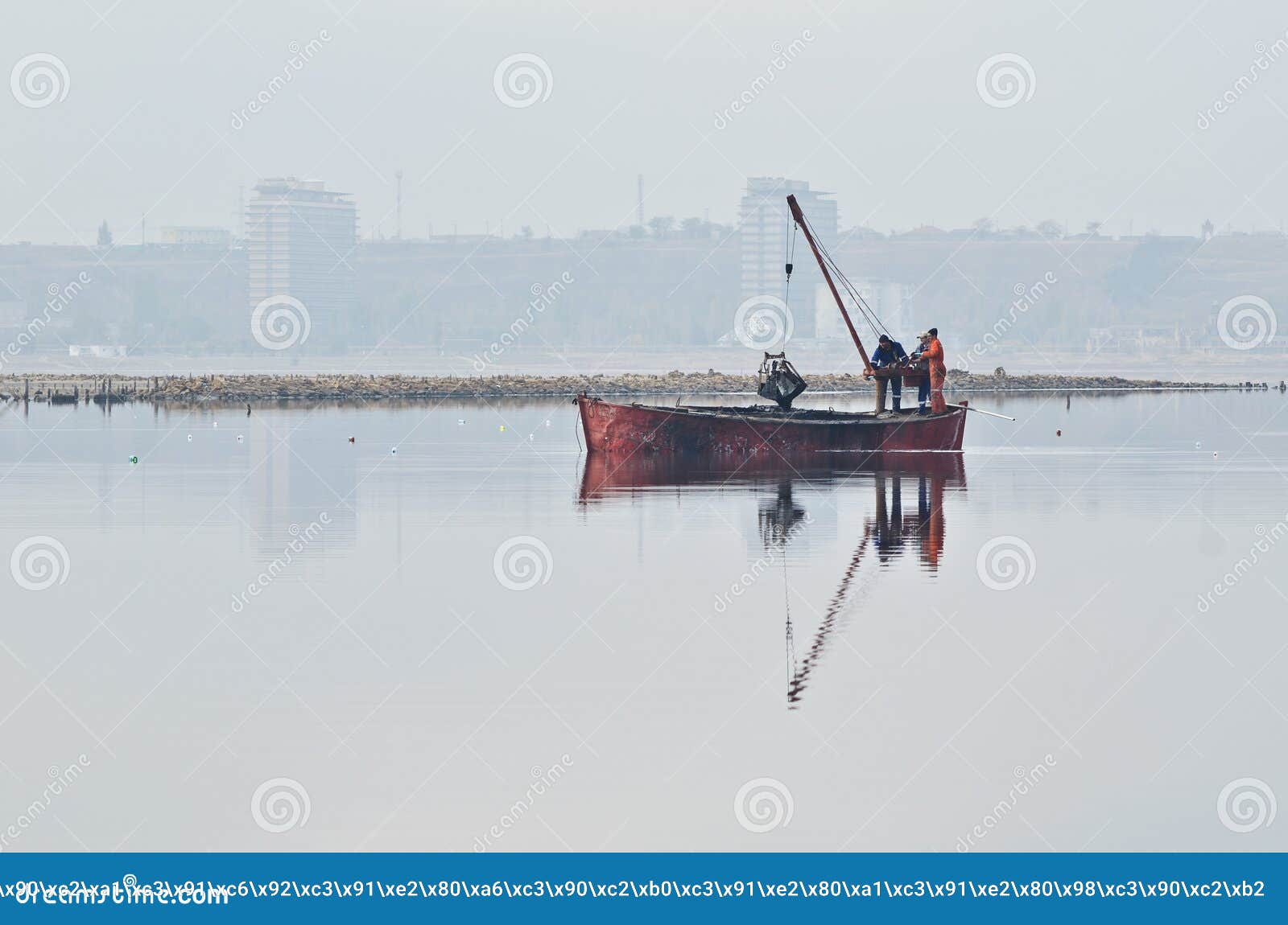 Extraction of Salt on Kuyalnik Estuary Editorial Stock Photo - Image of ...