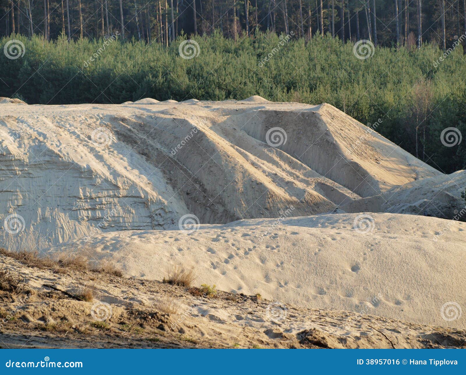 Extraction of sand stock photo. Image of labor, industrial - 38957016