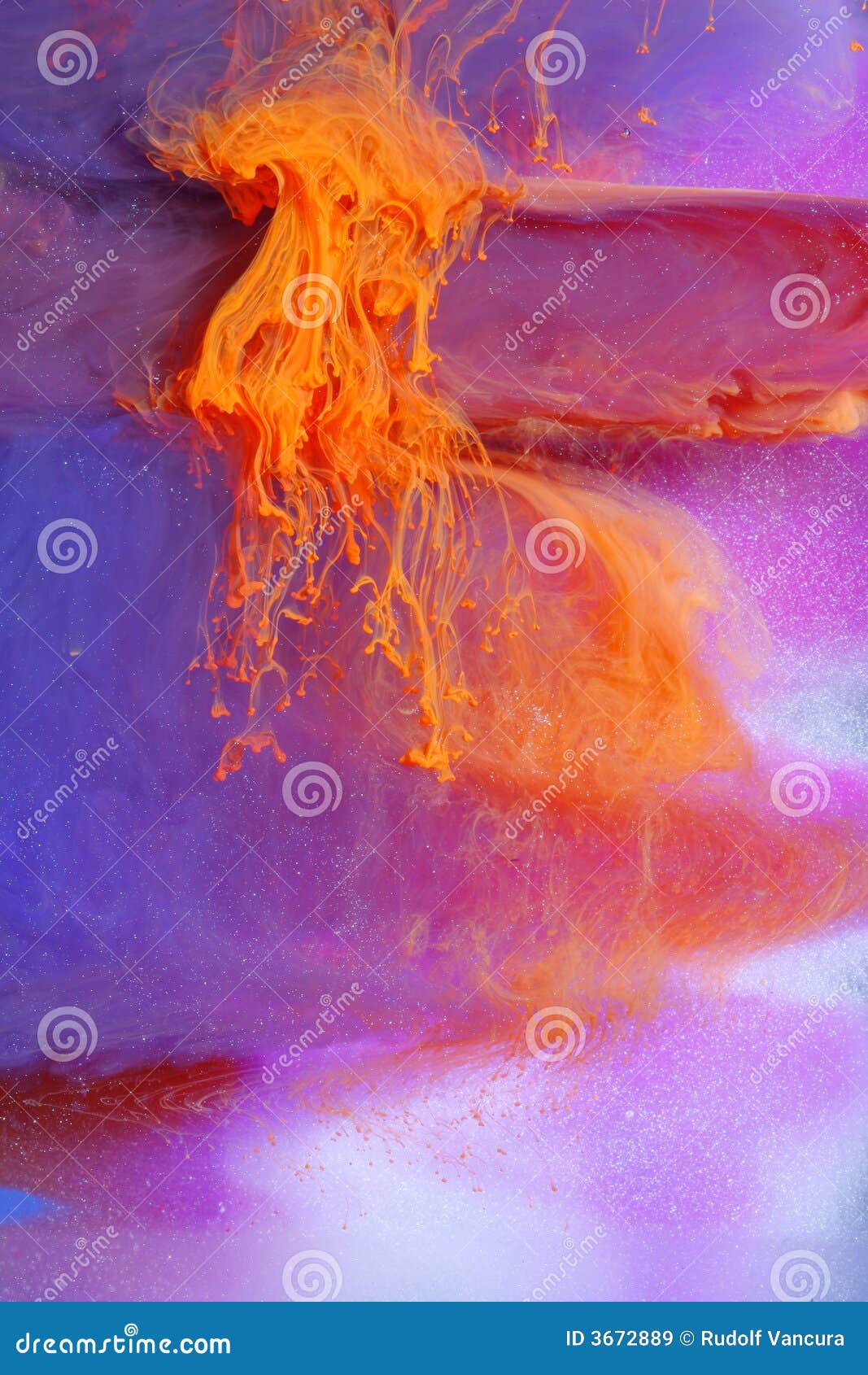 Extracto Magenta Azul De La Pintura Imagen de archivo - Imagen de ...