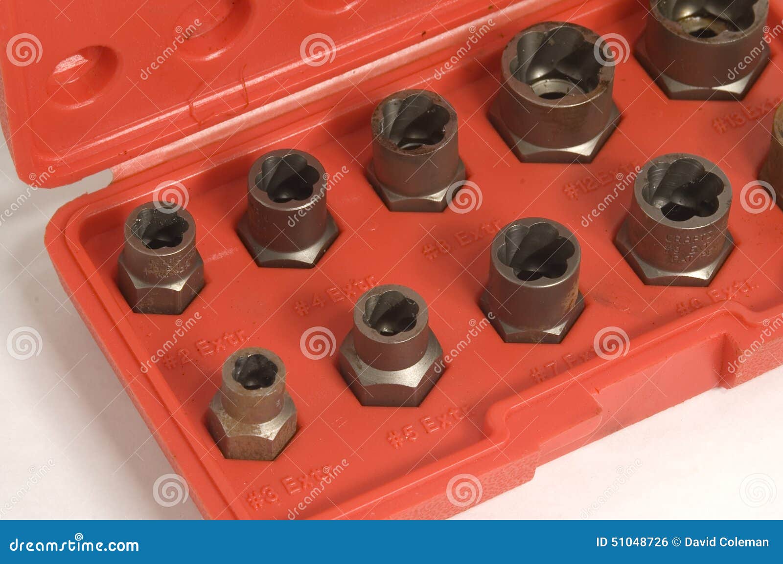 Extractor bits stock photo. Image of sharp, case, plastic - 51048726