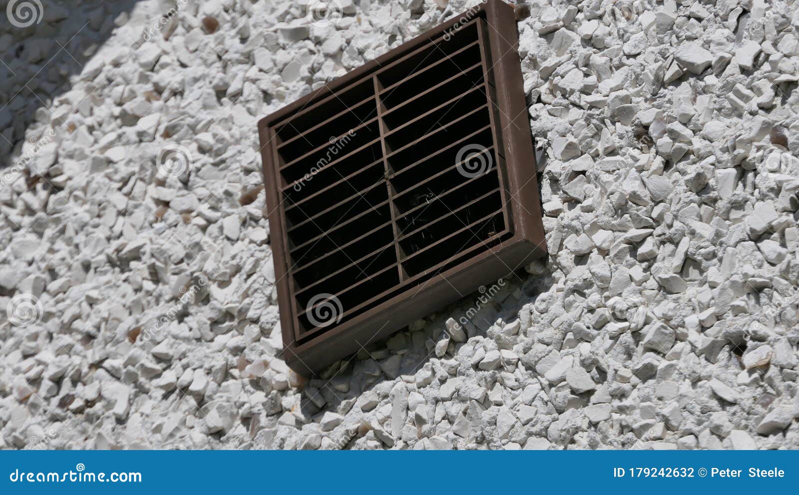 Extractor Fan on a New Home on Building Site Stock Photo - Image of ...