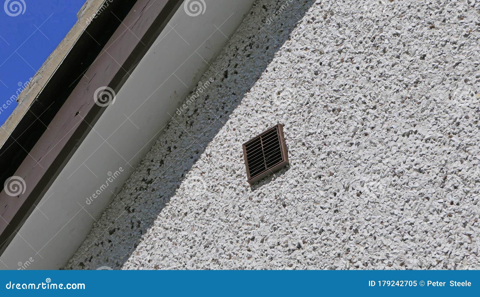 Extractor Fan on a New Home on Building Site Stock Image - Image of ...