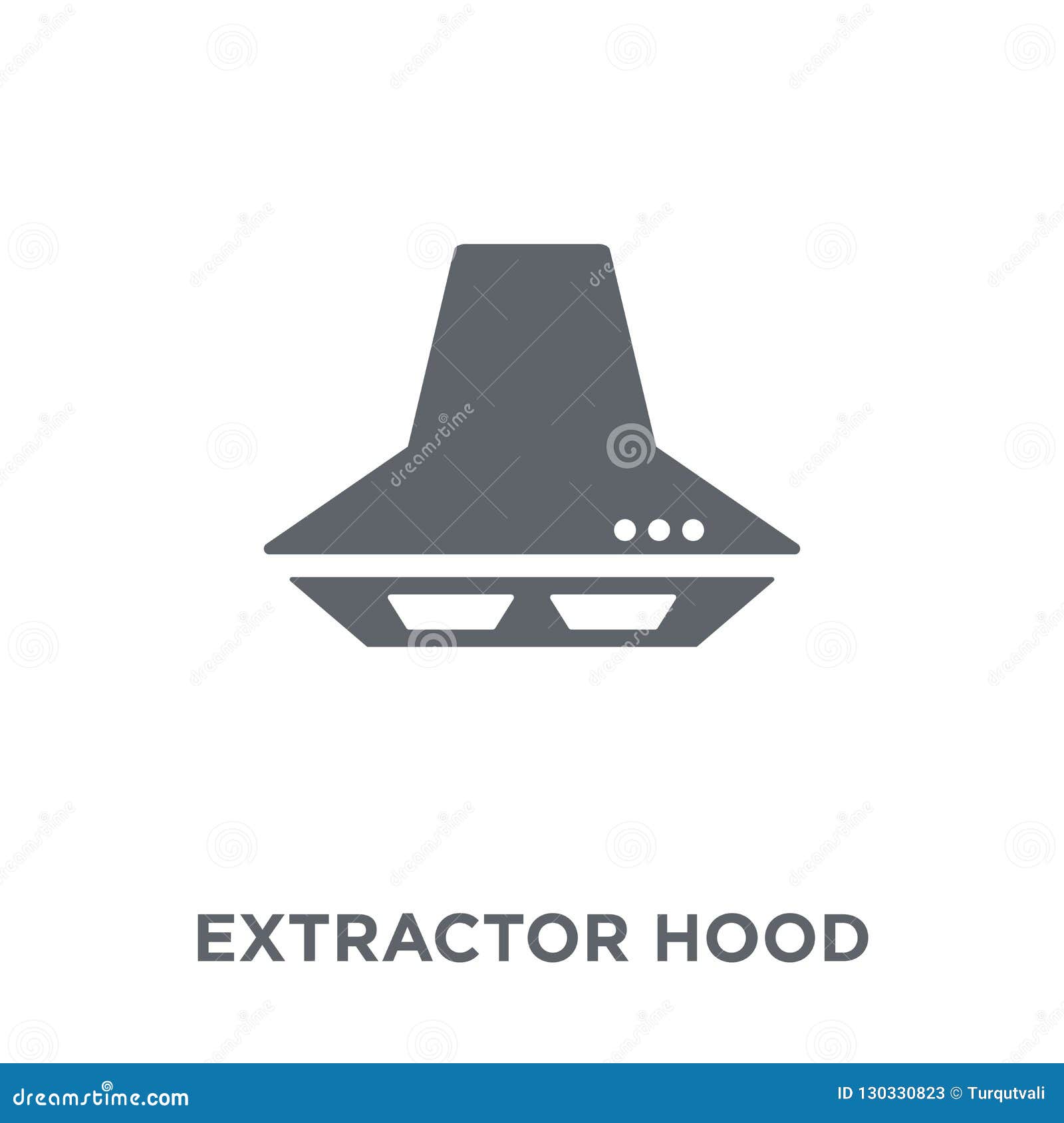 Extractor Hood Icon from Collection. Stock Vector - Illustration of ...