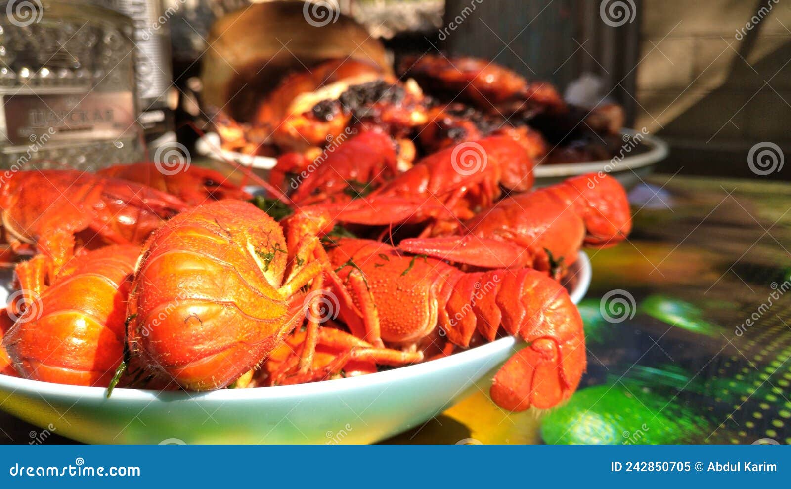 Extraordinarily Beautiful Shrimp Scene Stock Image - Image of ...