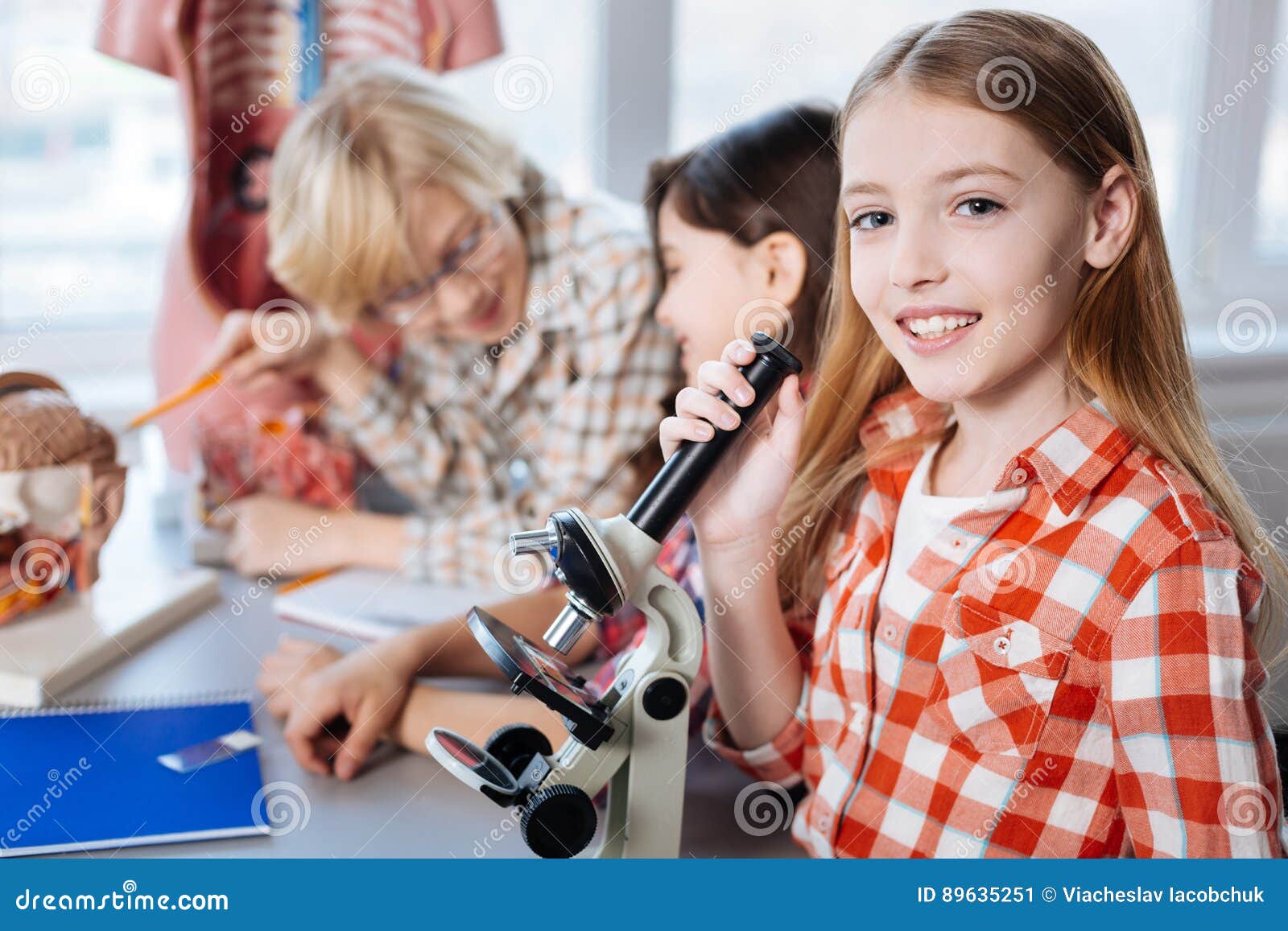Extraordinary Clever Children Doing Science Stock Image - Image of ...