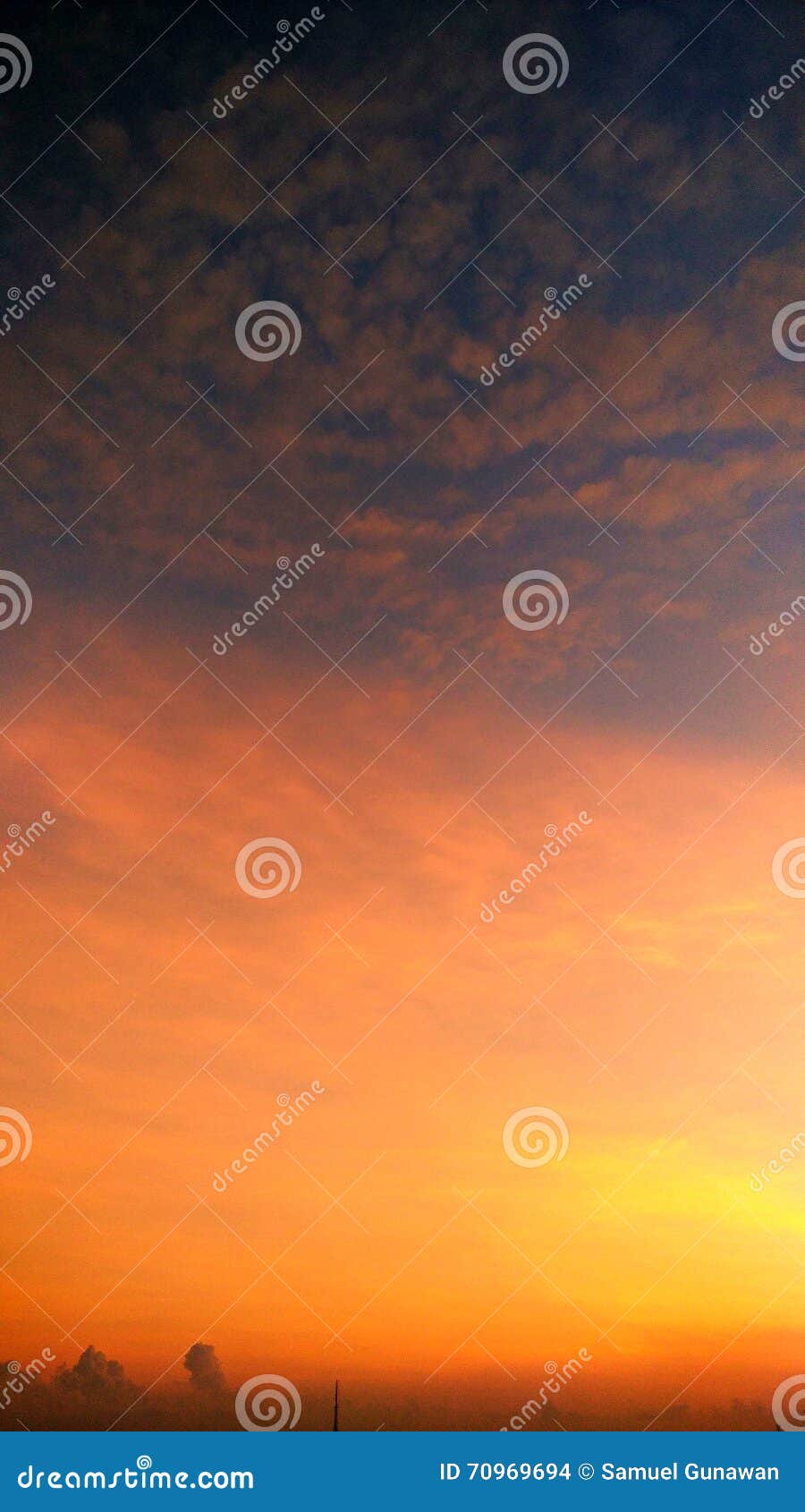 Extraordinary sky stock photo. Image of relaxing, orange - 70969694