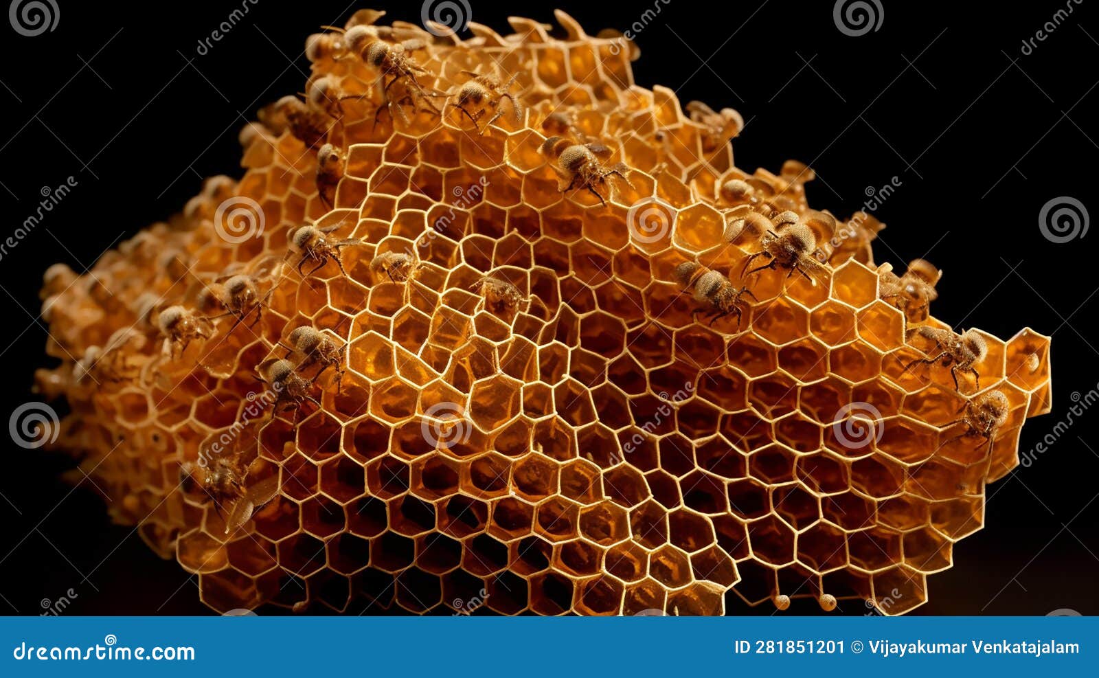 The Extraordinary Triangular Honeycombs of Stingless Bees Stock ...