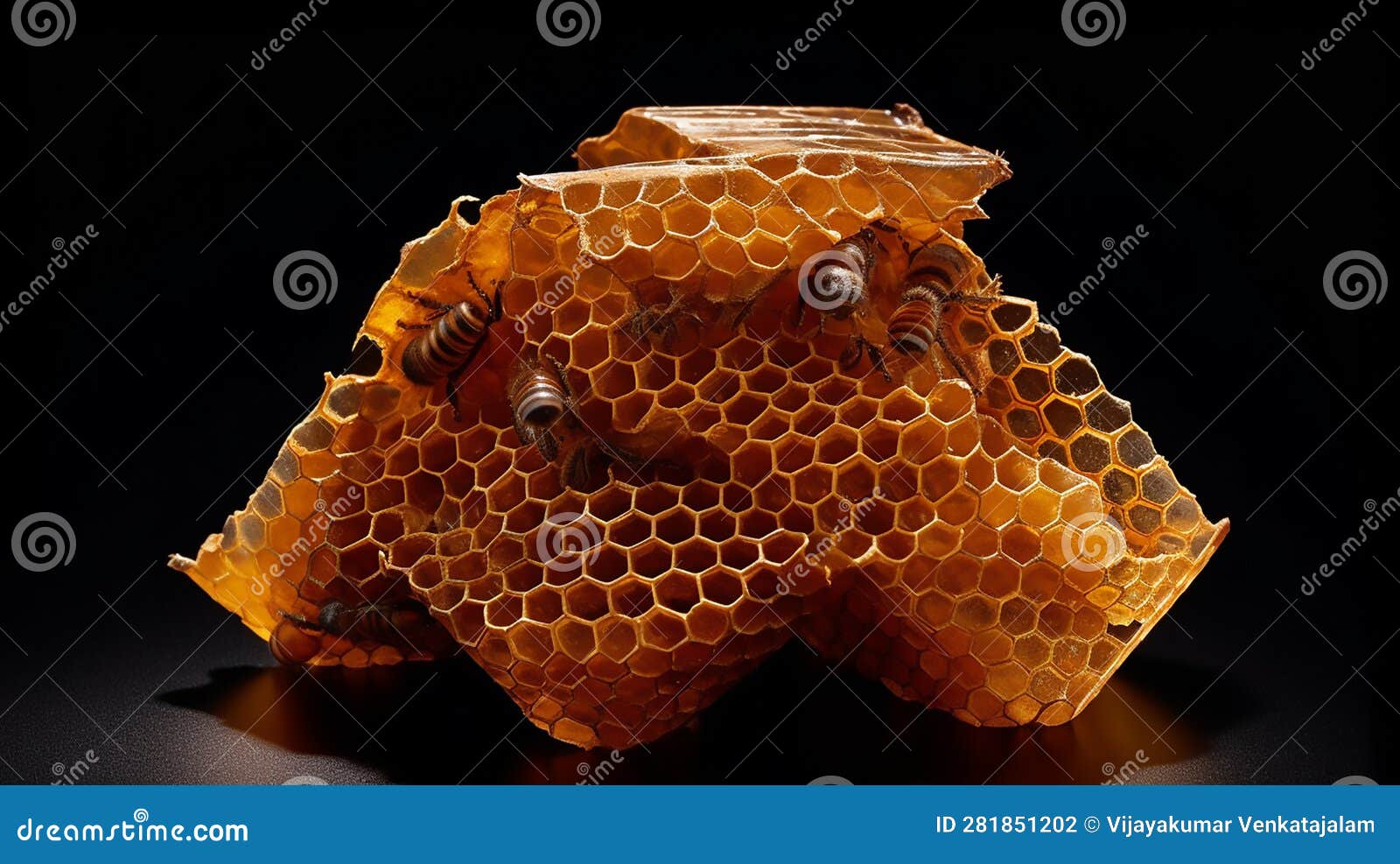 The Extraordinary Triangular Honeycombs of Stingless Bees Stock Photo ...