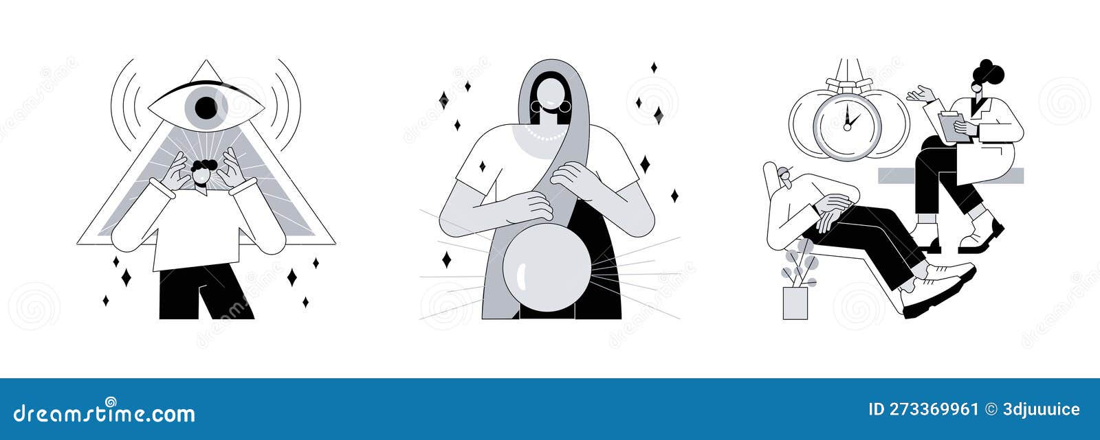 Extrasensory Ability Abstract Concept Vector Illustrations. Stock ...