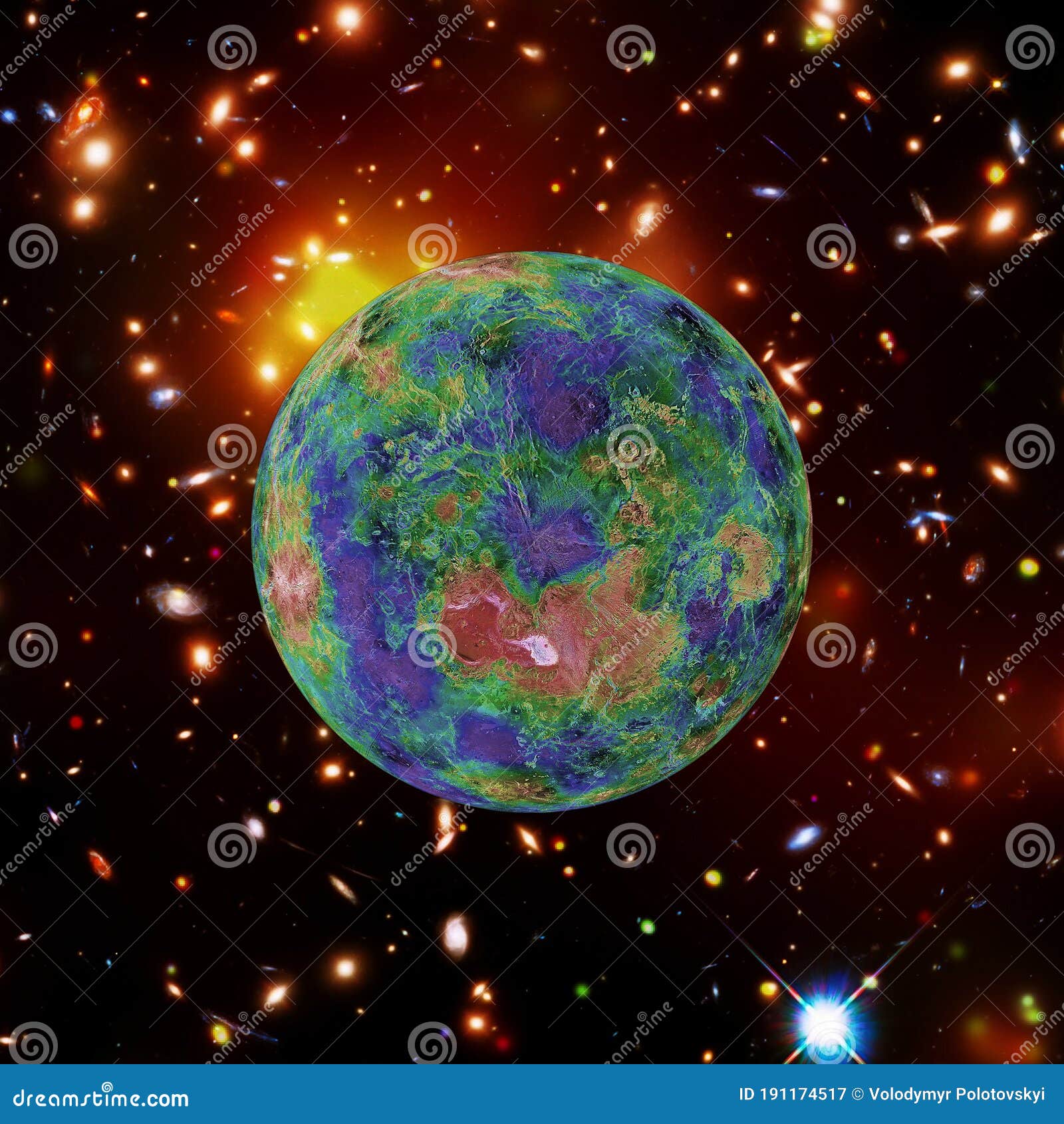 Extrasolar Planet. Outer Space Editorial Photography - Image of nature ...