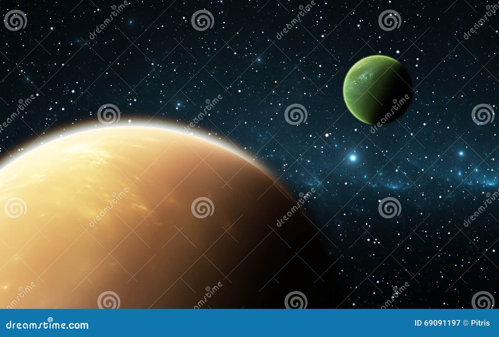 Extrasolar Planets or Exoplanets Stock Illustration - Illustration of ...