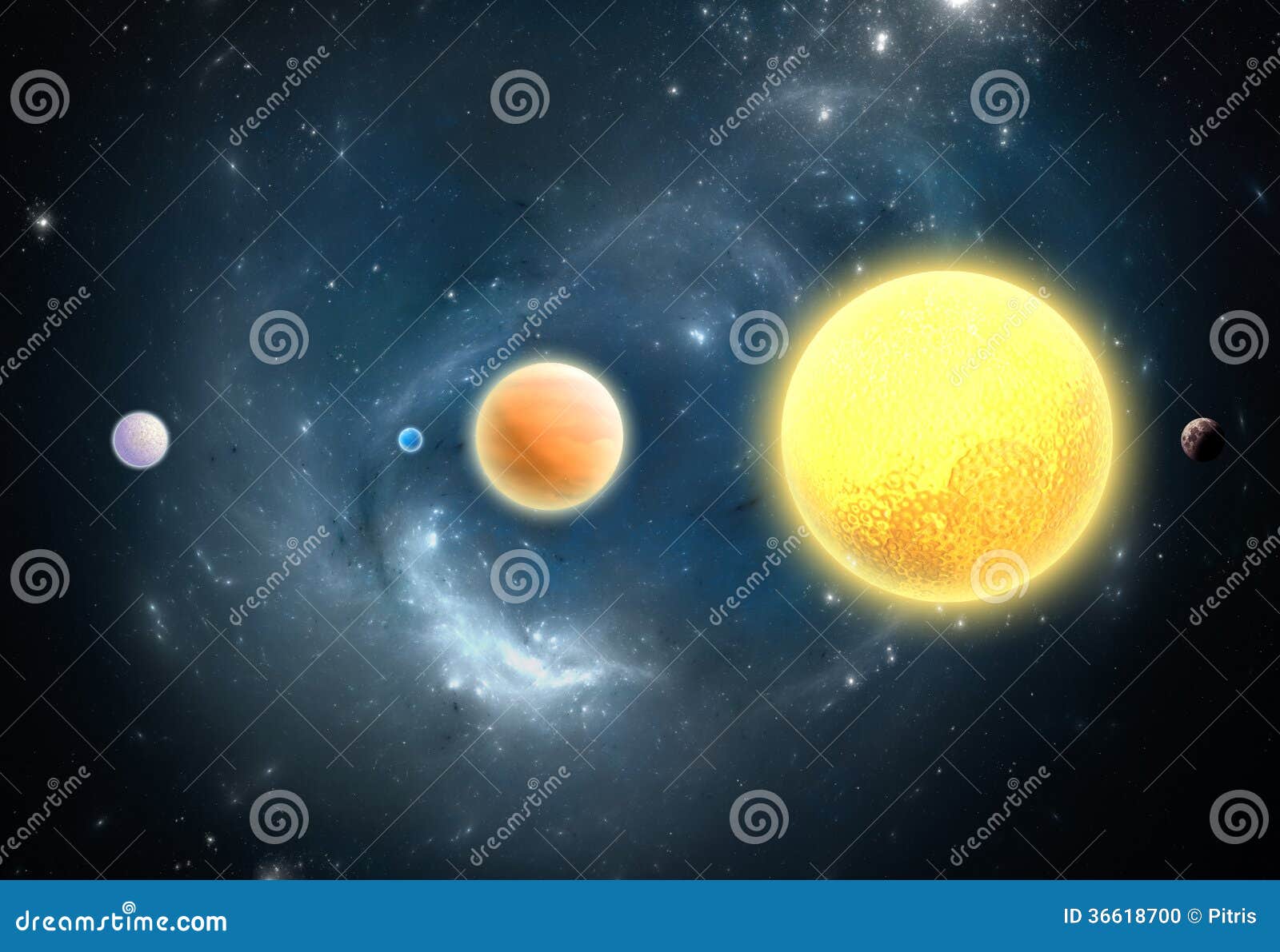 Extrasolar Planets. World Outside of Our Solar System Stock ...
