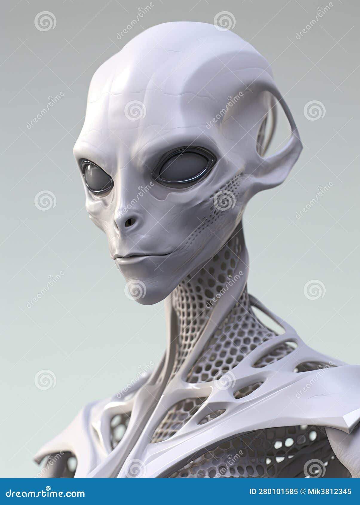 Alien Concept Vector Linear Icon Isolated On Transparent Background ...