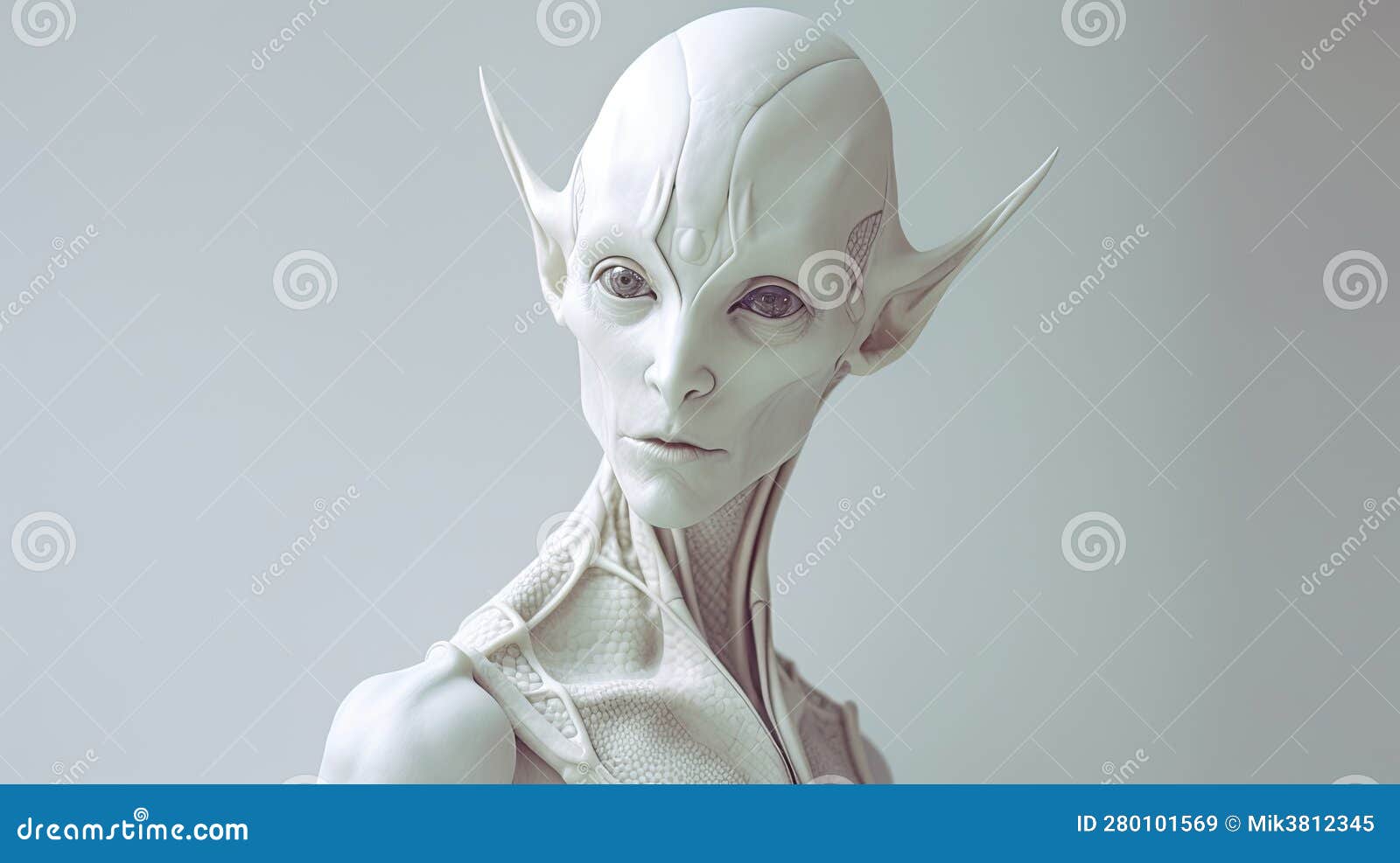 Extraterrestrial Alien Concept. Stock Illustration - Illustration of ...