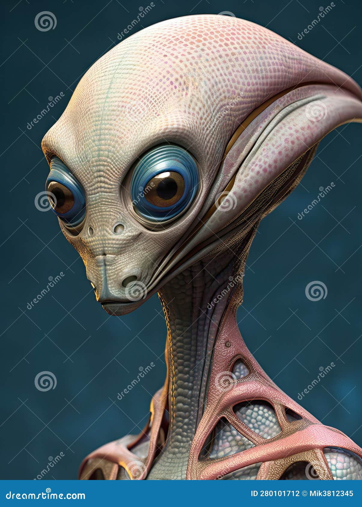 Alien Concept Vector Linear Icon Isolated On Transparent Background ...