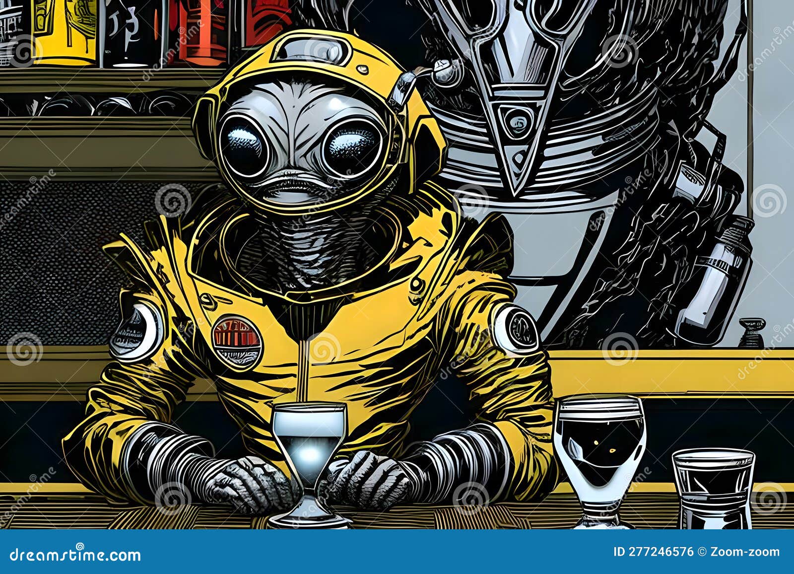 Strong Astronaut Comic