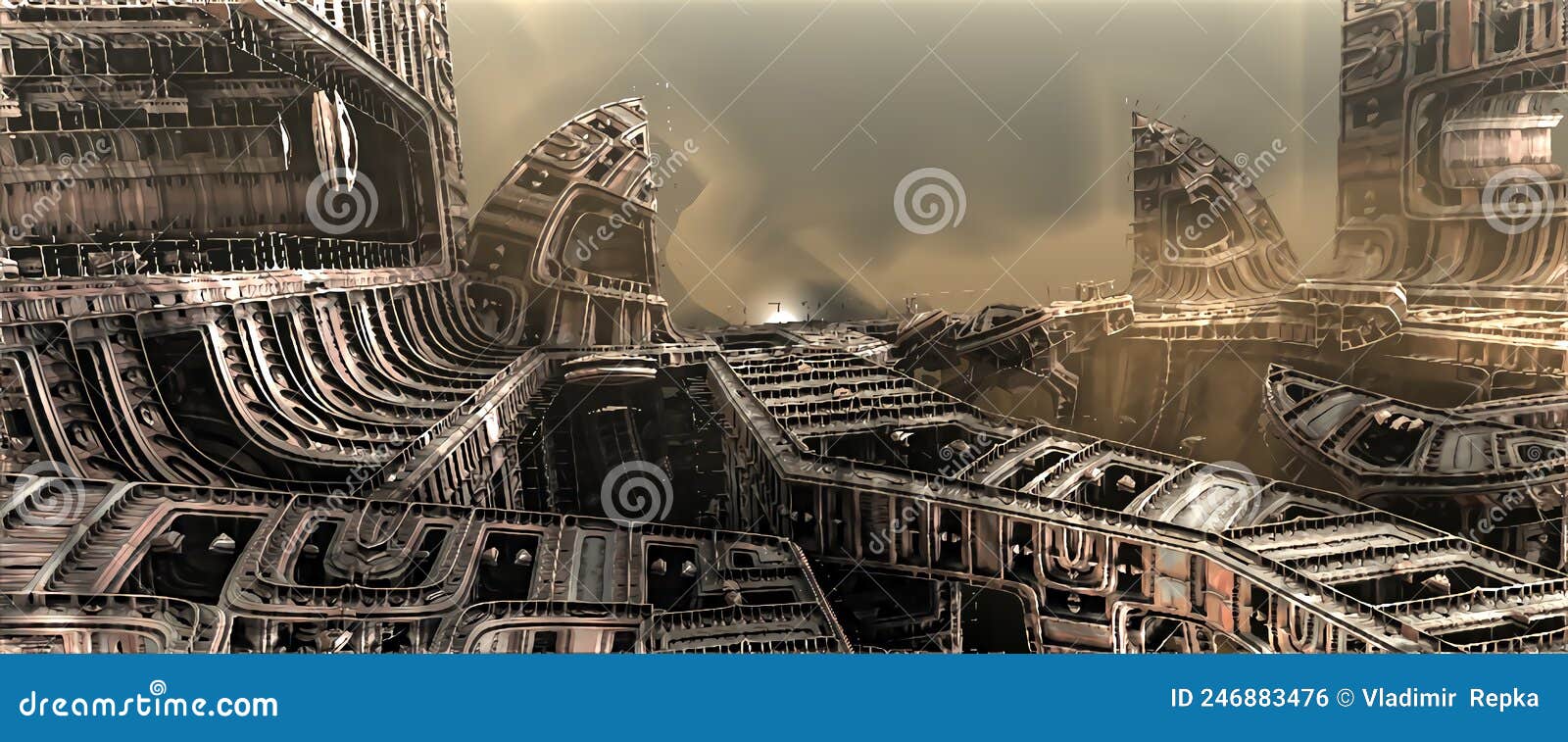Extraterrestrial Shipwreck-3D Computer Render Virtual Scene Stock ... Extraterrestrial Shipwreck-3D Computer Render Virtual Scene Stock ...