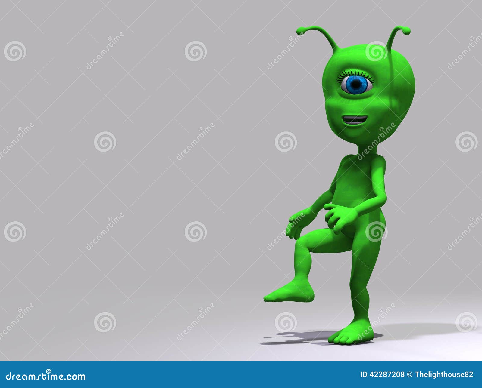 Extraterrestrial White Background Stock Illustration - Illustration of ...