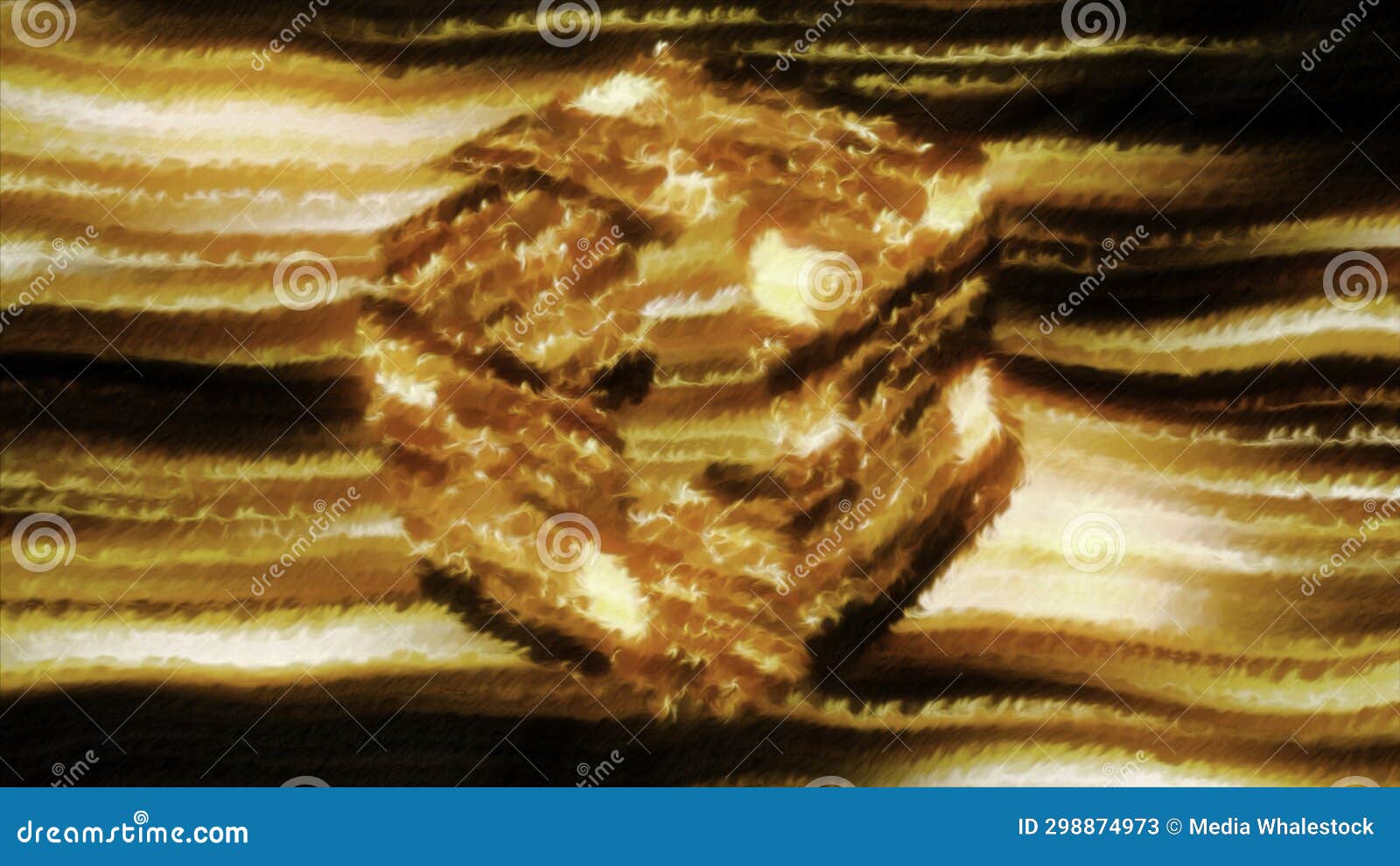 An Extravagant Cube Artifact, Mysterious Pandora S Box. Motion. 3D ...