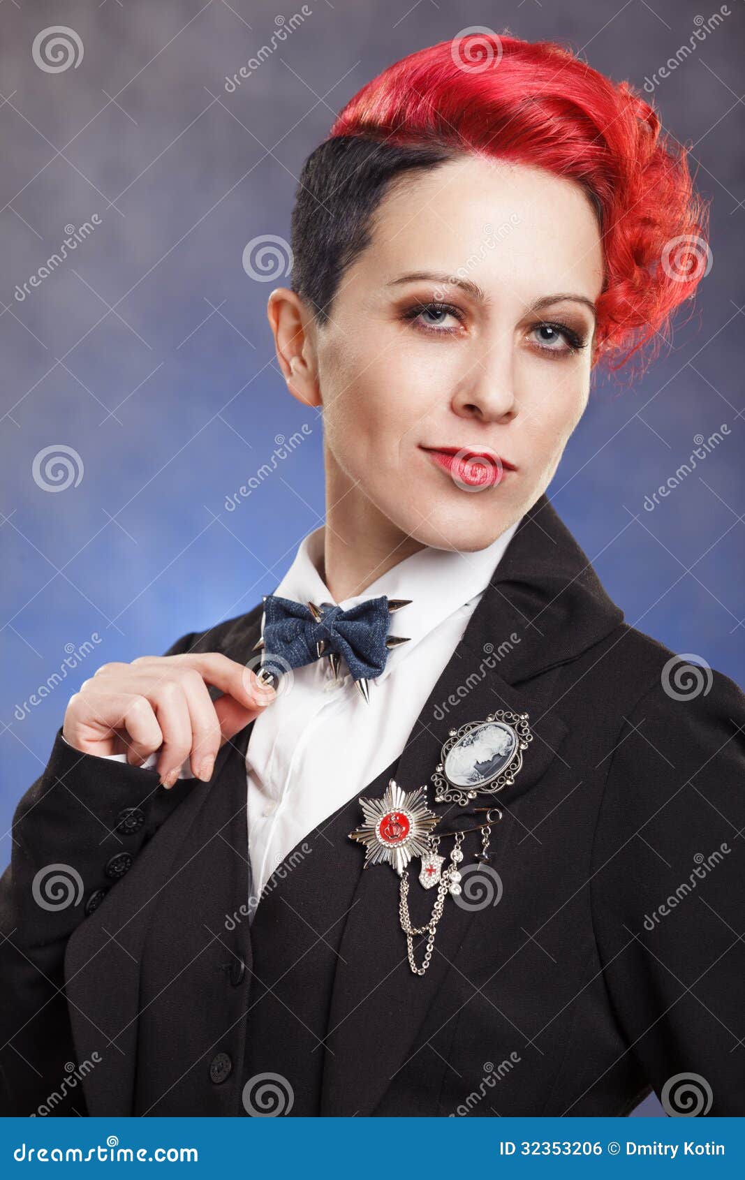 Extravagant girl stock photo. Image of adult, glamour - 32353206