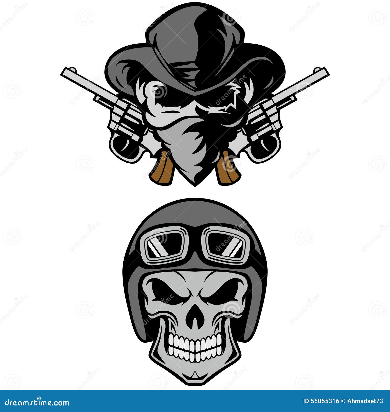 Extreme Bandit Head for Design Stock Vector - Illustration of banking ...