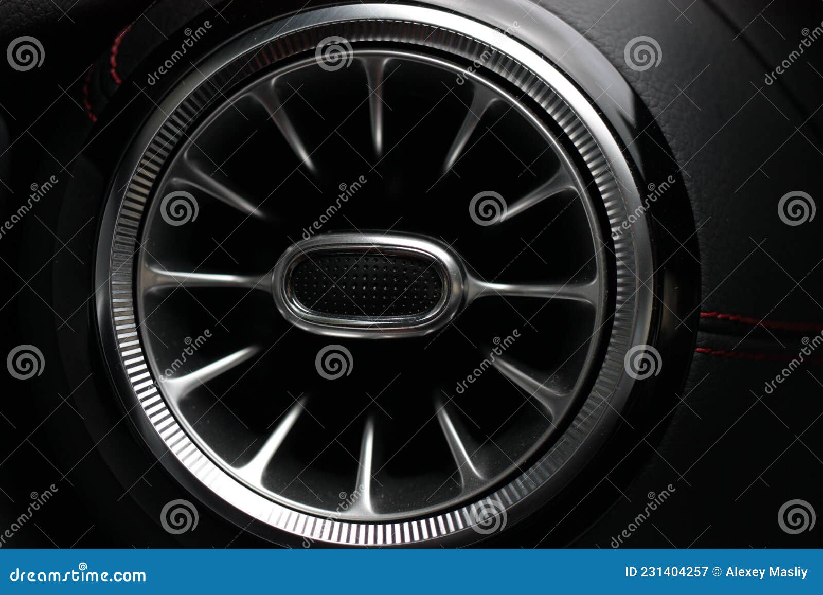 Extreme Close-up of a Car Ventilation Vent Inside of a Car Stock Image ...