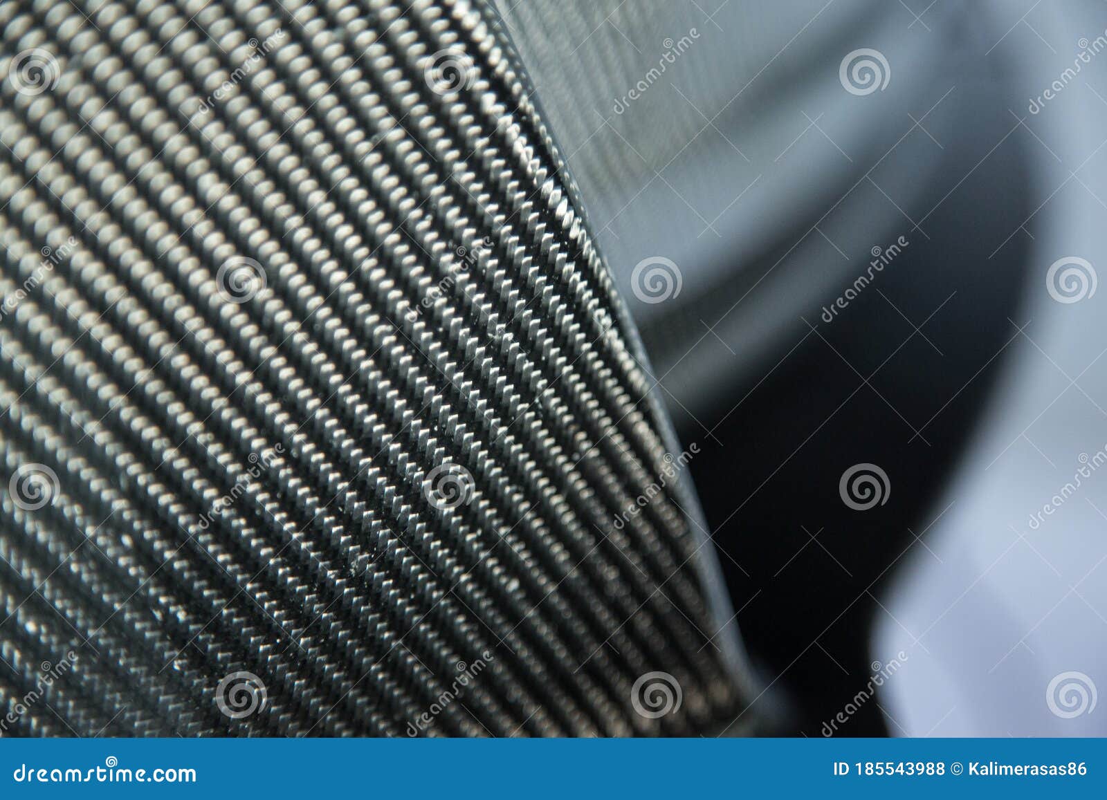 Extreme Close Up of Carbon Fiber Pattern on a Car Part Stock Photo ...