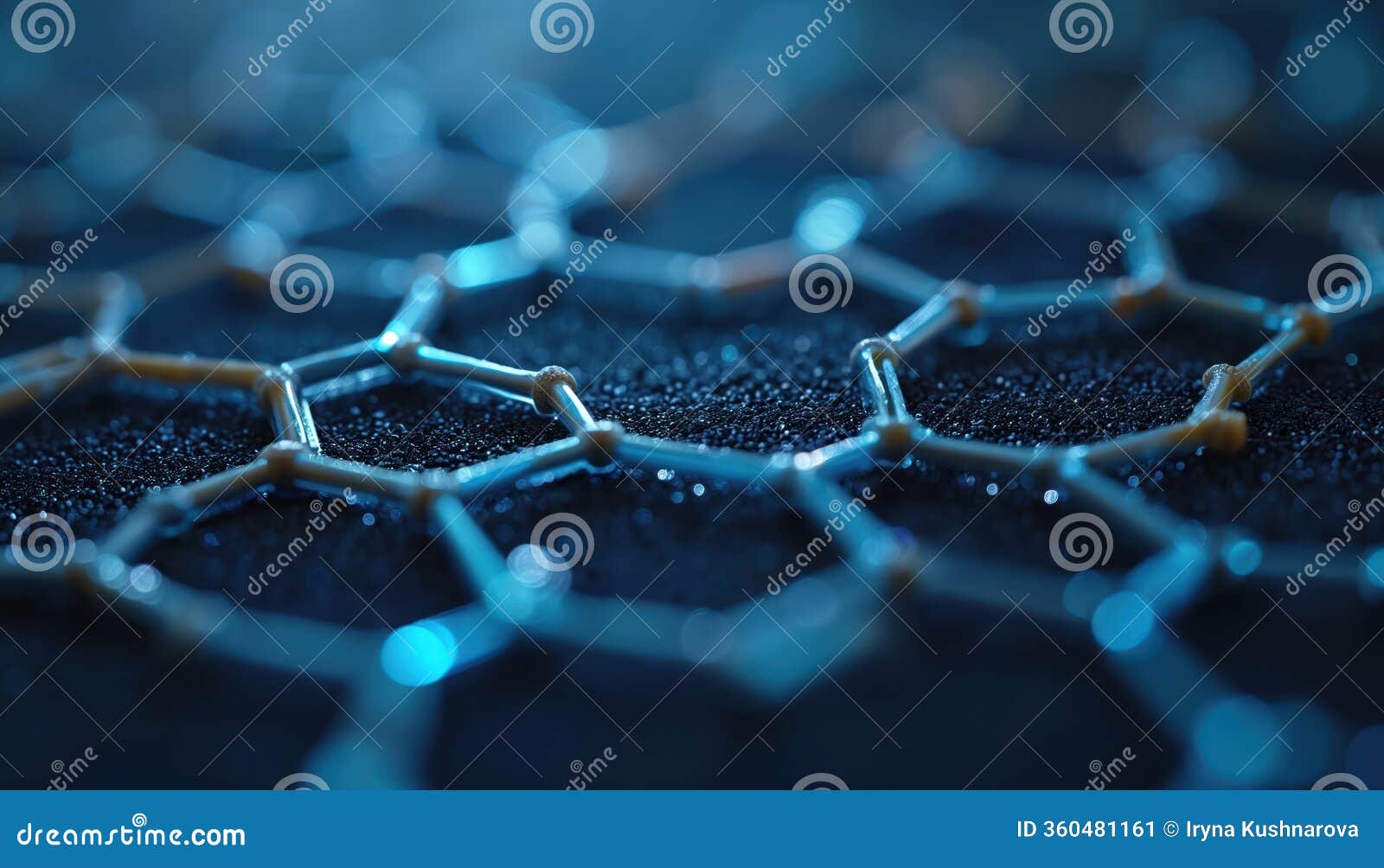 Extreme Close-up of Graphene Based Biosensor Detecting Biomolecules ...