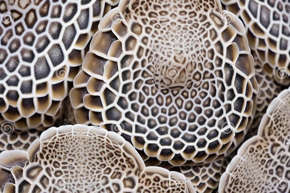 Extreme Close-up of a Hawksbill Turtles Shell Patterns Stock Image ...