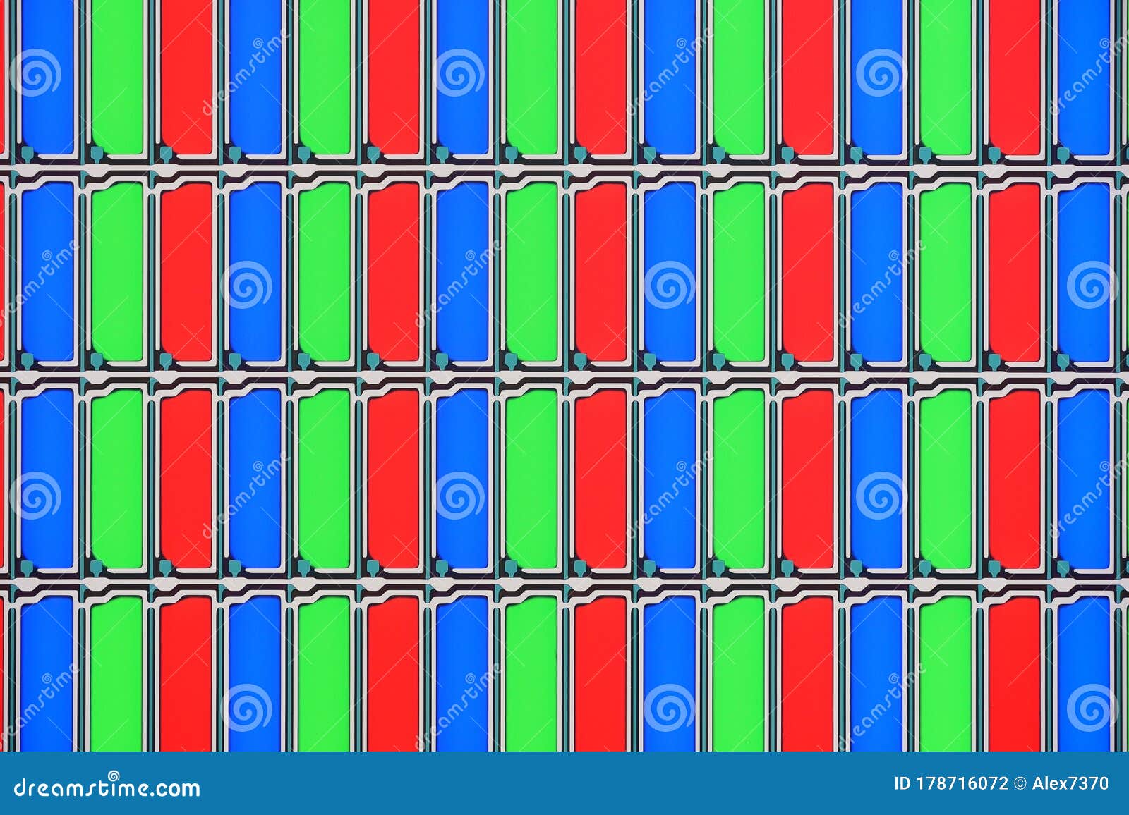 Extreme Close Up of a Mobile LCD Screen Stock Photo - Image of emitting ...