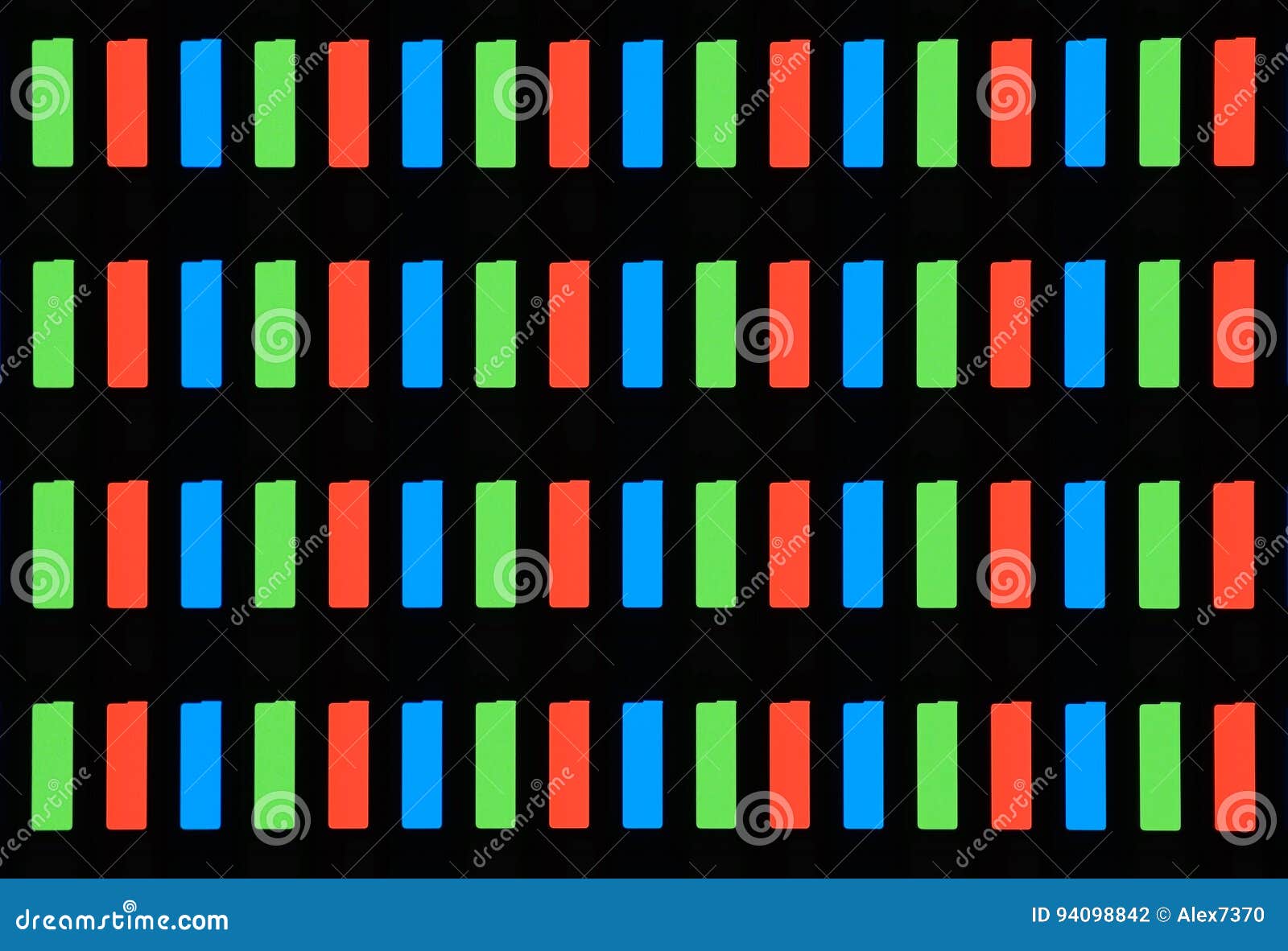 Extreme Close Up of a Mobile LCD Screen Stock Photo - Image of closeup ...