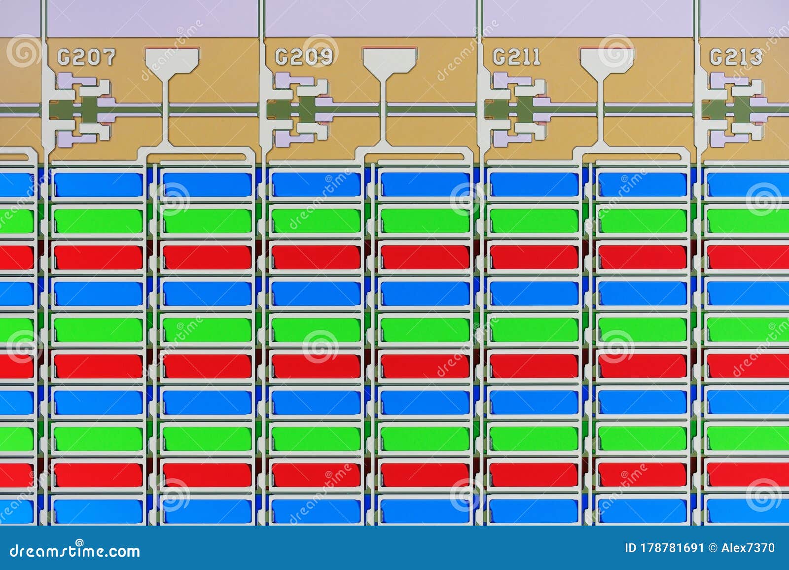Extreme Close Up of a Mobile LCD Screen Stock Image - Image of close ...