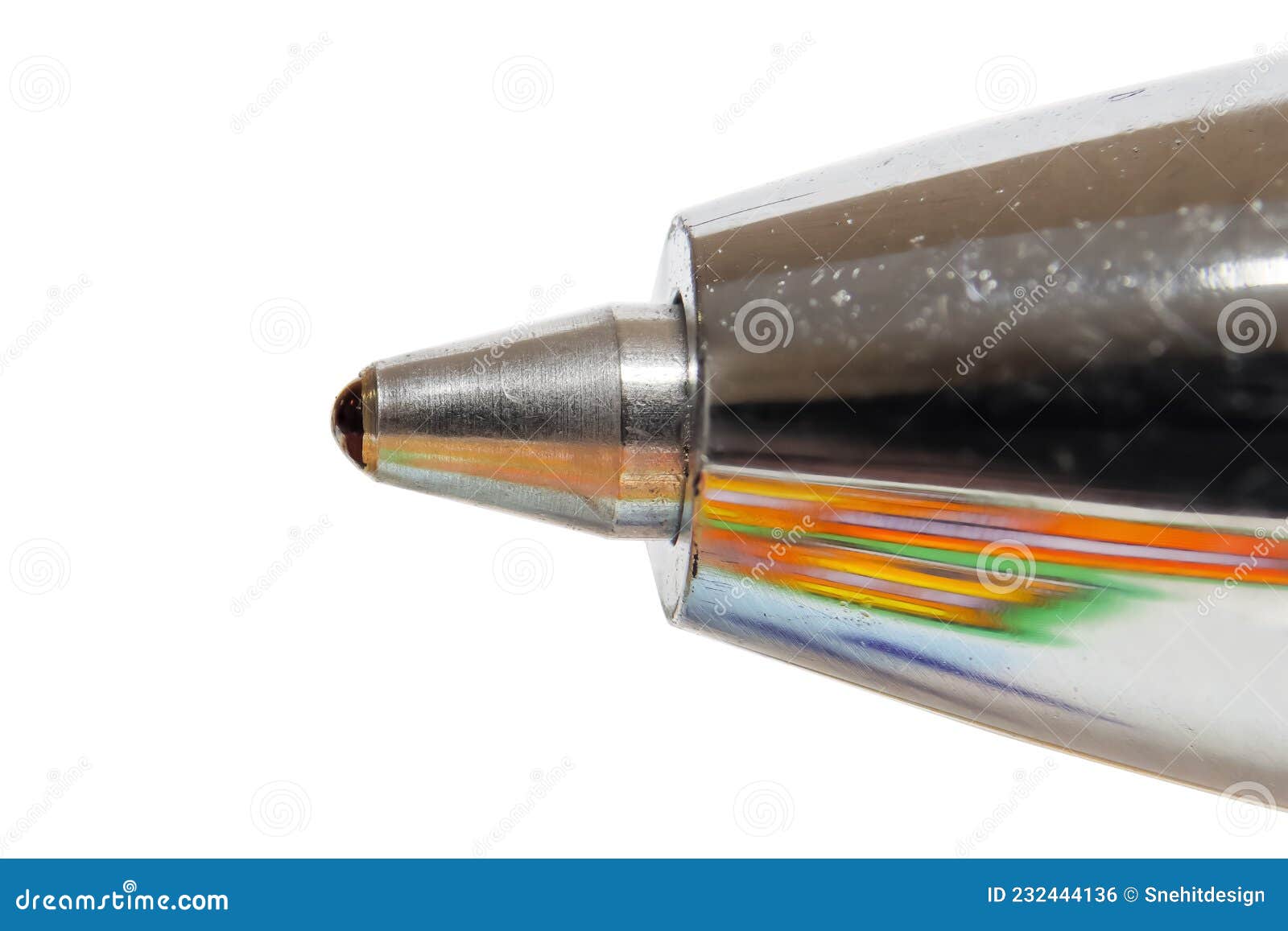 Ball Point Pen Created with Multi Photo Focus Stack Stock Photo - Image ...
