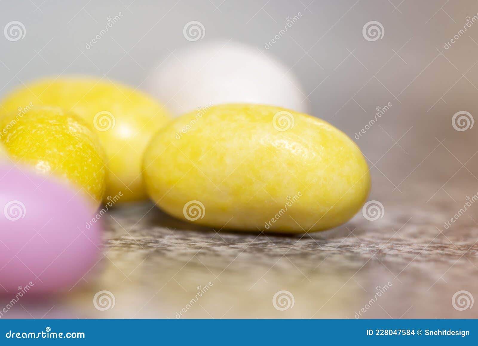 Close Up Shot of Tiny Candy Bits Stock Photo - Image of white ...