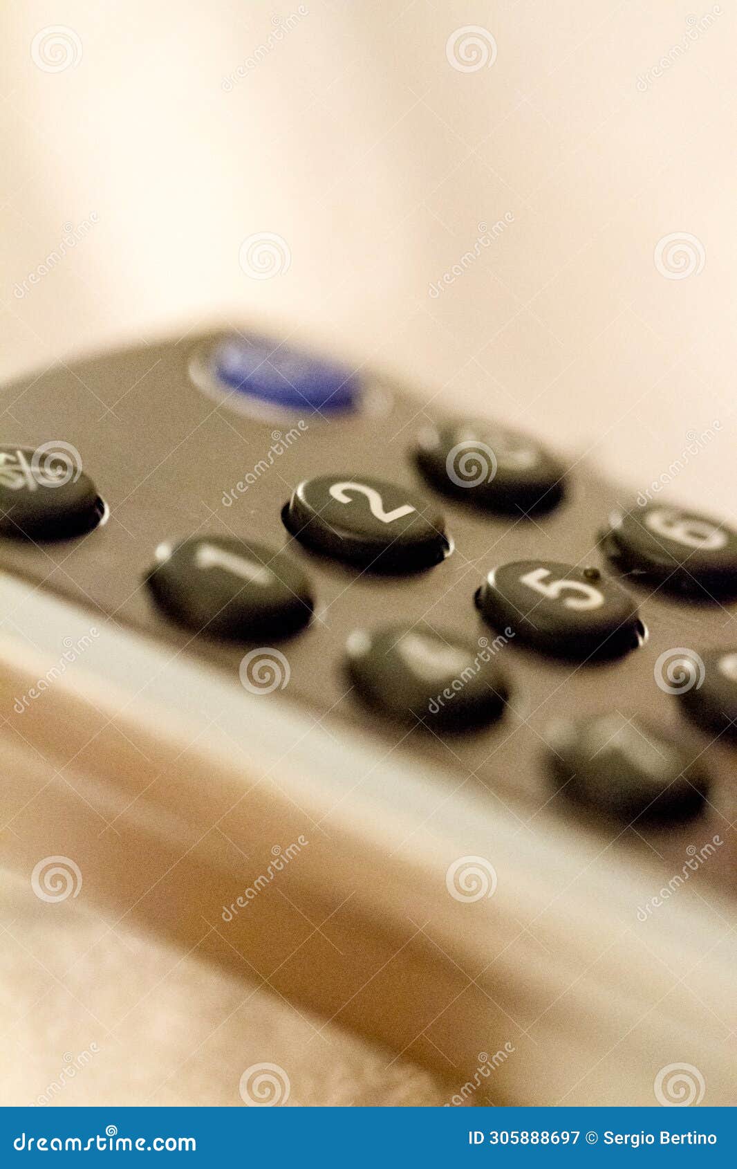 Extreme Close Up View of Television Remote Stock Image - Image of copy ...