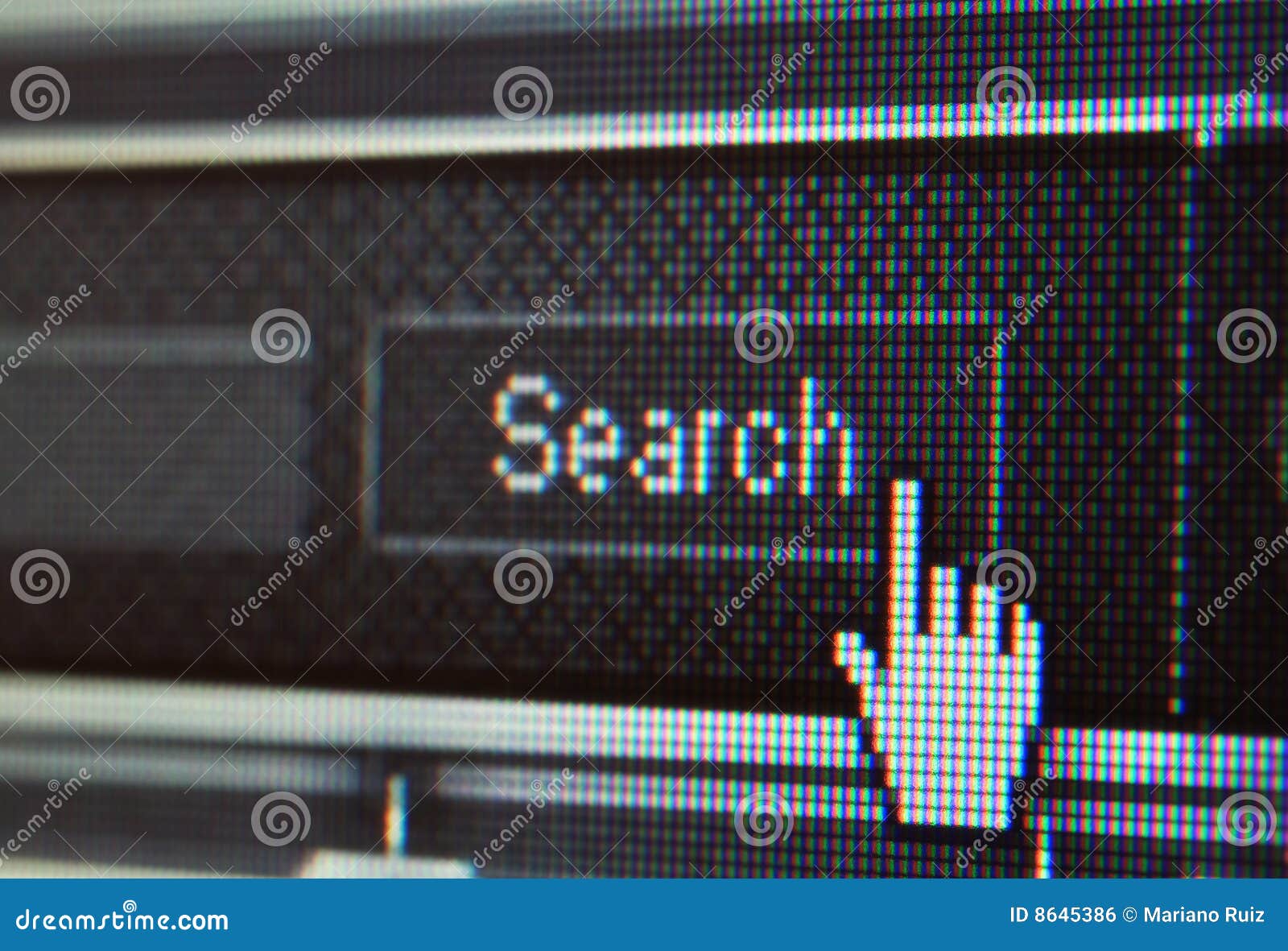Mouse Cursor On LCD RGB Matrix Royalty-Free Stock Photo | CartoonDealer ...