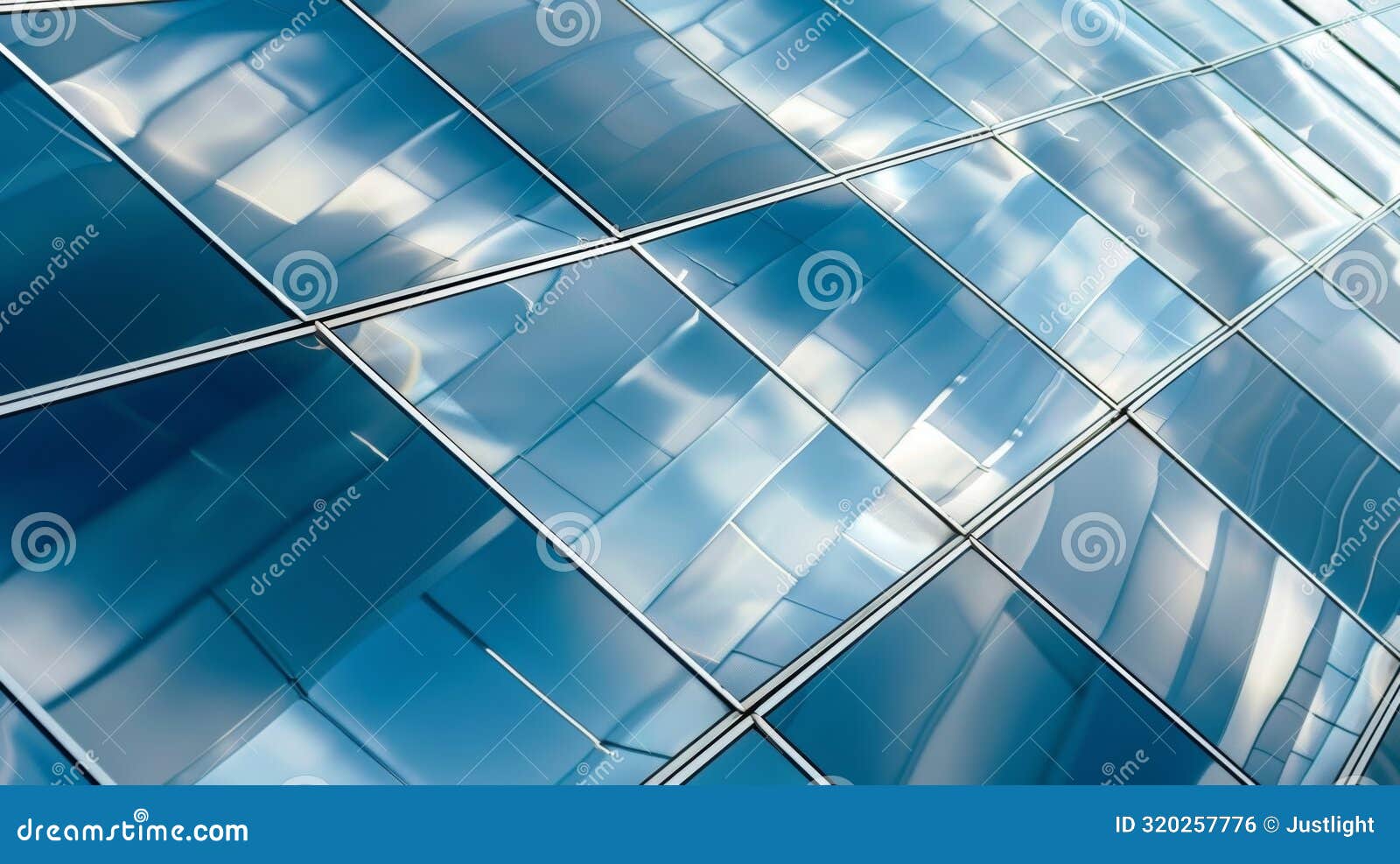 An Extreme Closeup of a Series of Solar Panels Revealing the Subtle ...