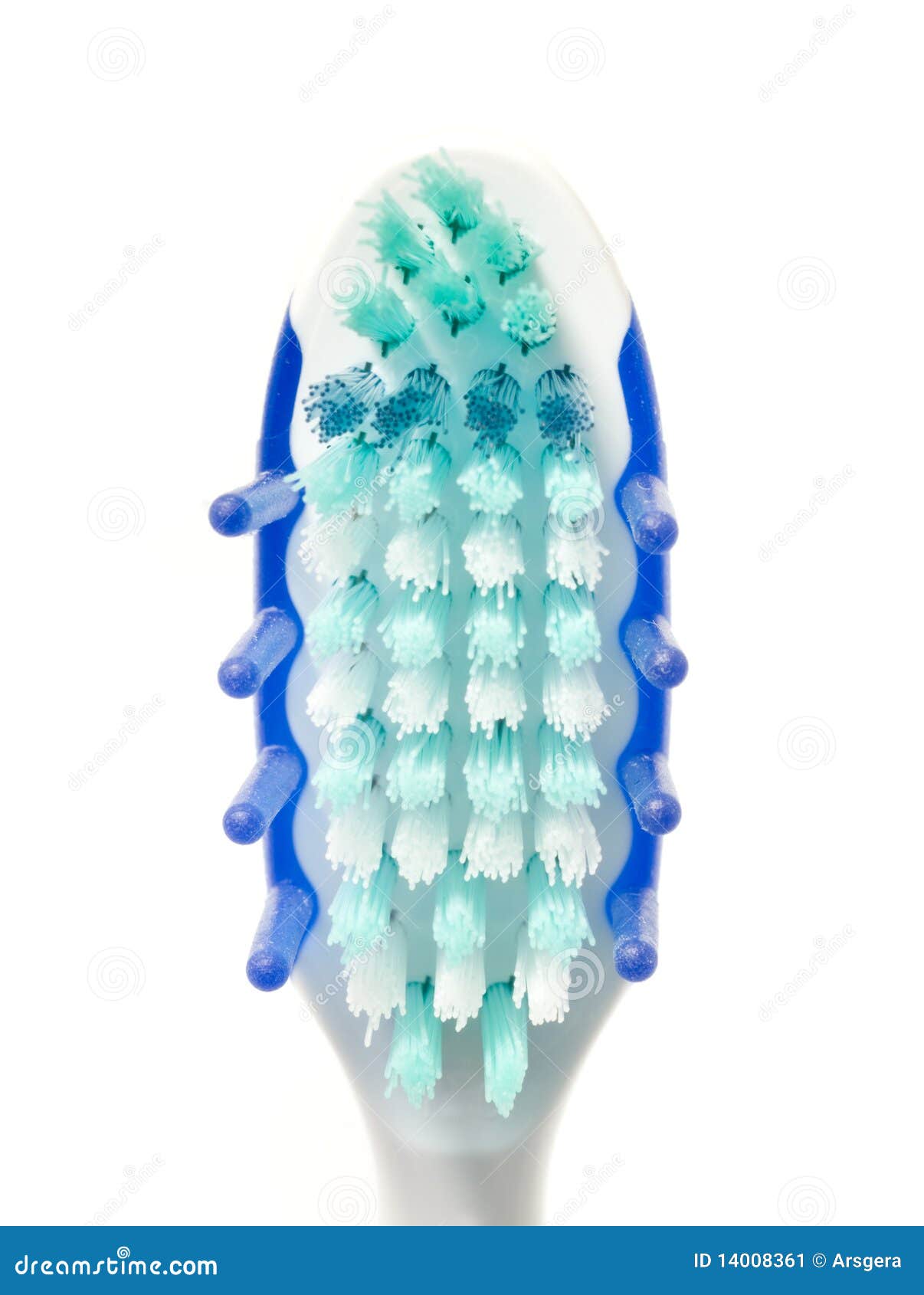 Extreme Closeup of Toothbrush Stock Image - Image of dental, healthy ...