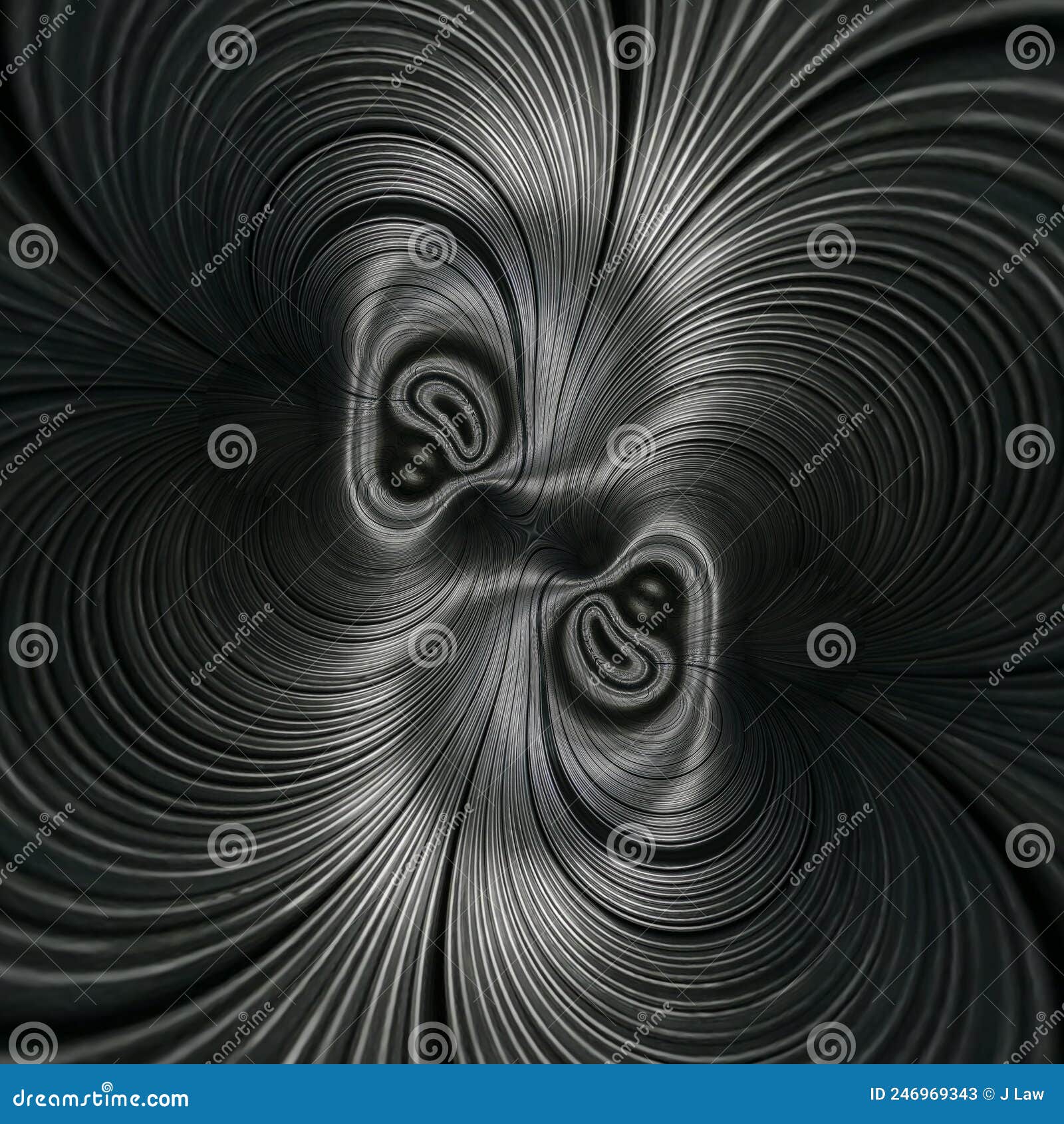 Cyclone Style Design in Shades of Grey Patterns from Stack of Metallic ...