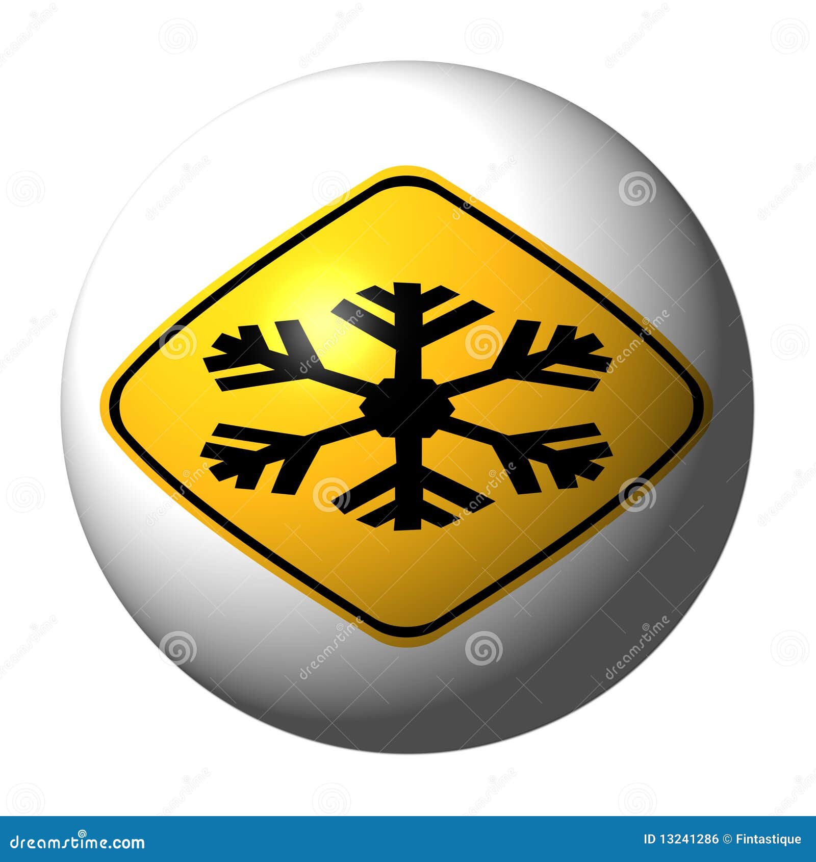 Extreme Cold Warning Sign Sphere Stock Illustration - Illustration of ...