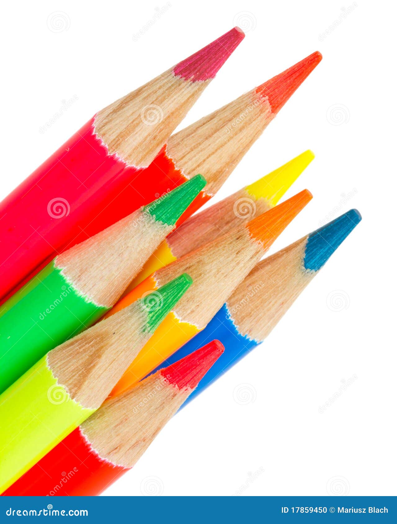 Extreme colors pencils stock photo. Image of crayons - 17859450